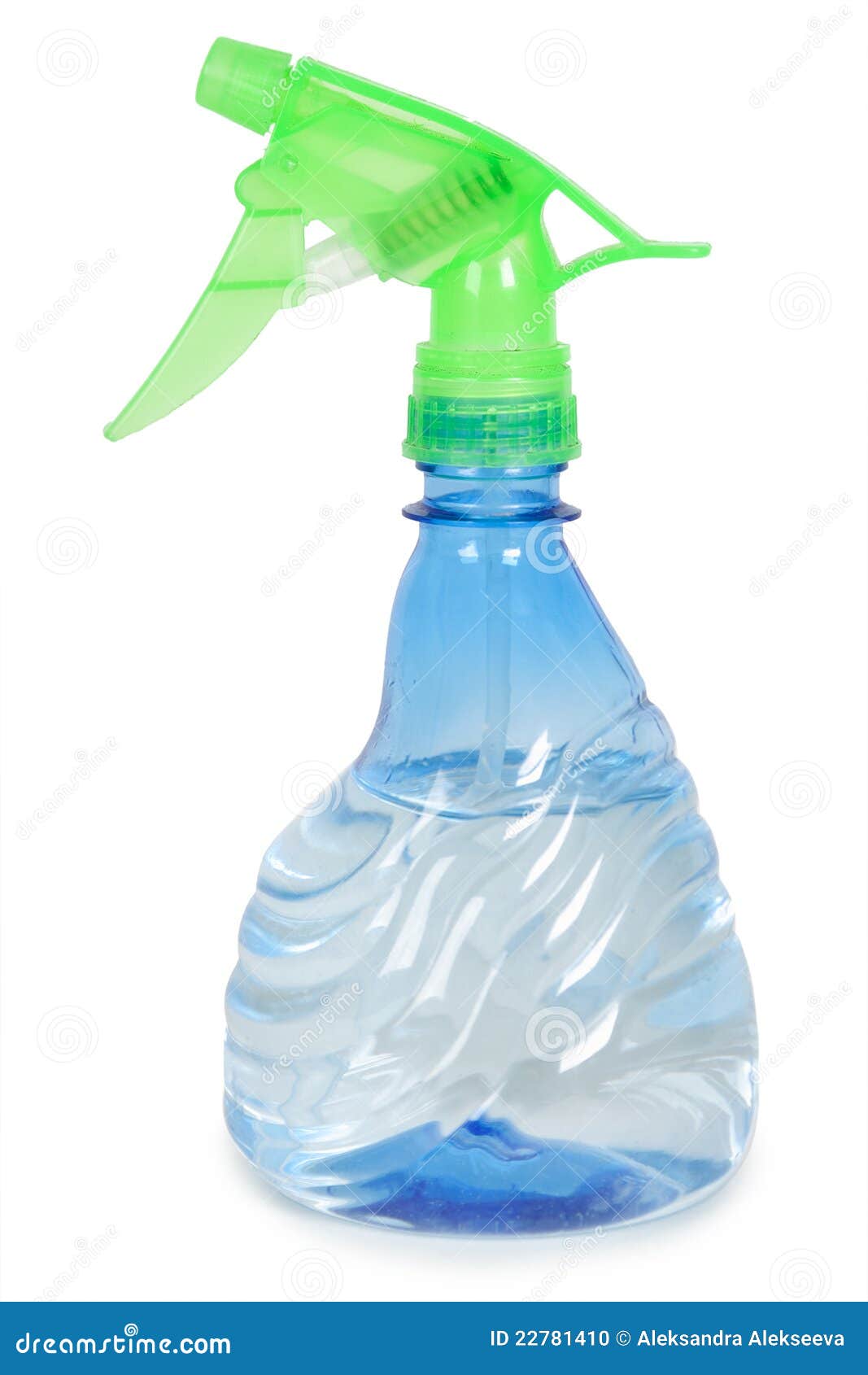 Flower Sprayer with Water Isolated Stock Photo - Image of water ...