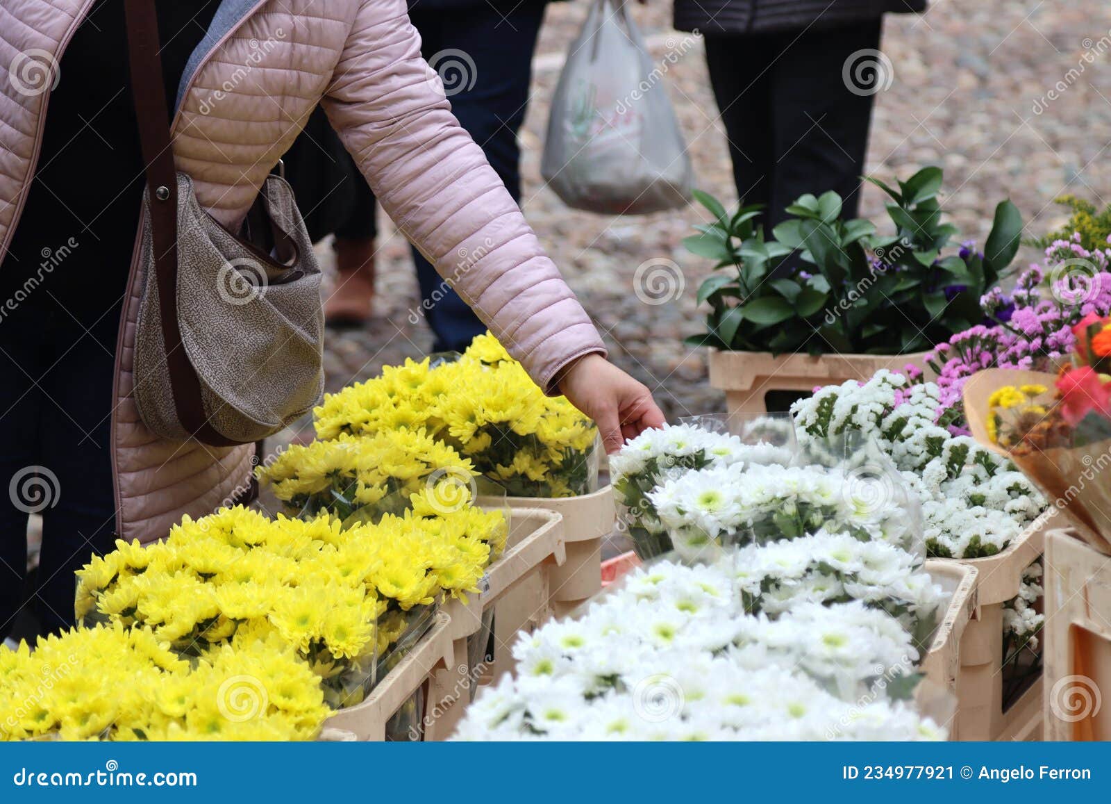 Flower Stall at the Market Flower Stall at the Market Stock Image ...
