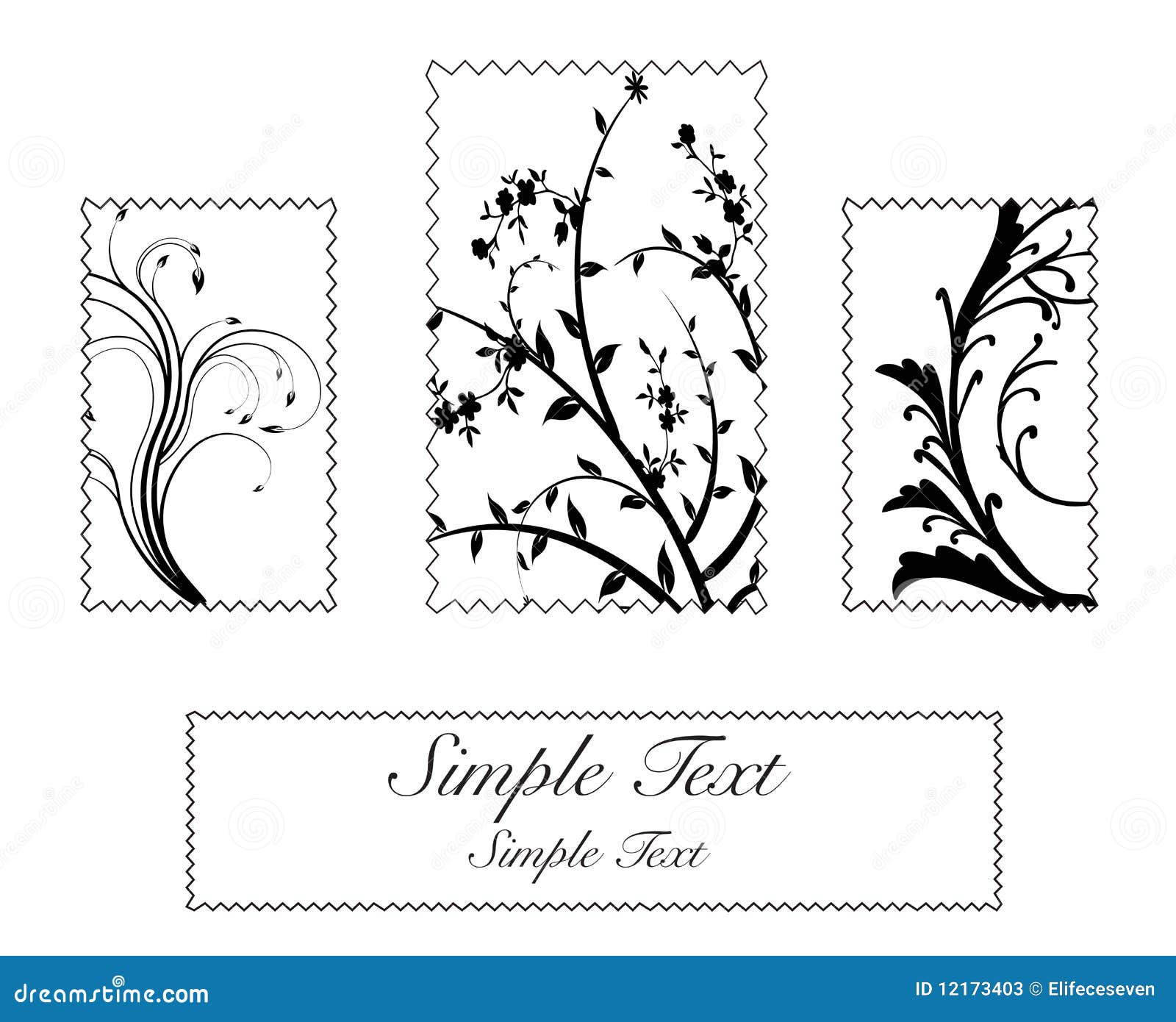 Flower stamps stock illustration. Illustration of greeting - 12173403
