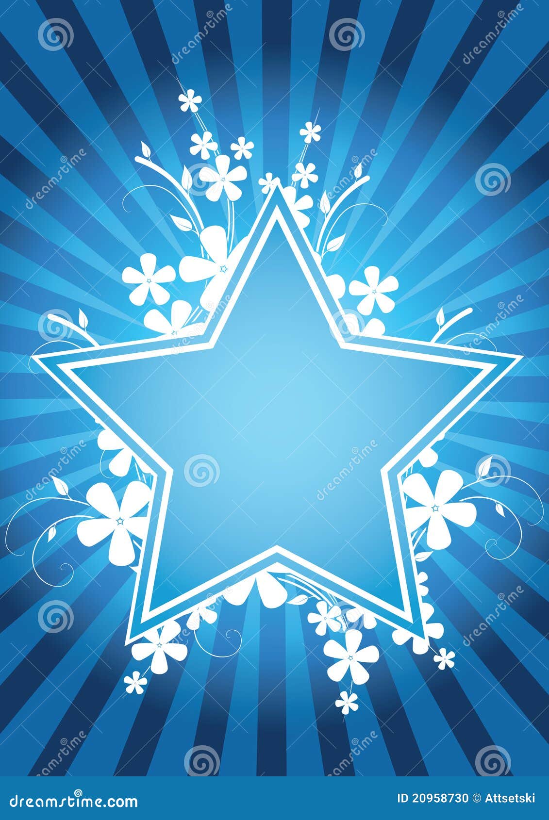 Flower star design stock vector. Illustration of design - 20958730