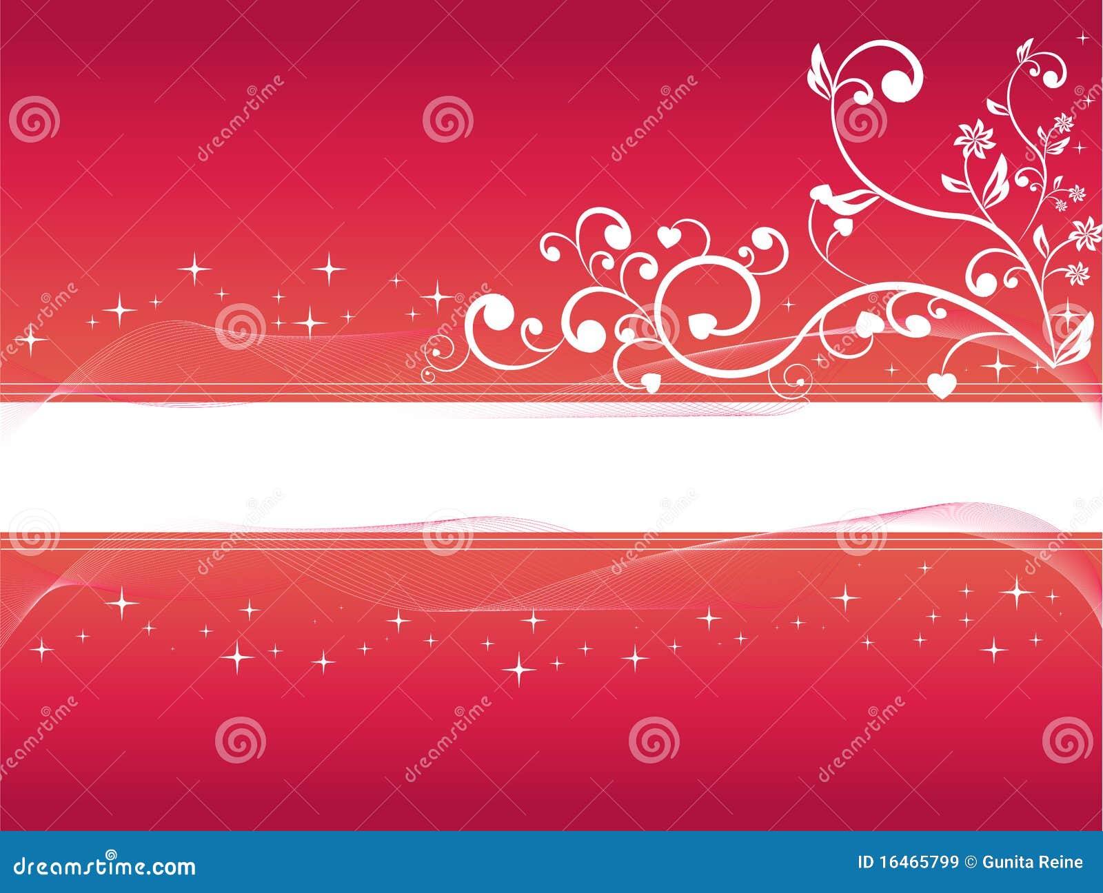 Flower swirls with stars stock vector. Illustration of concept - 16465799