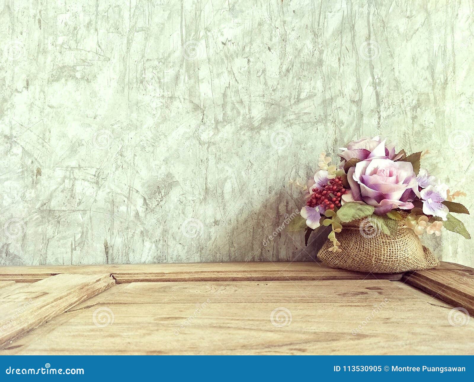 Flower is on table in cafe stock image. Image of beautiful - 113530905