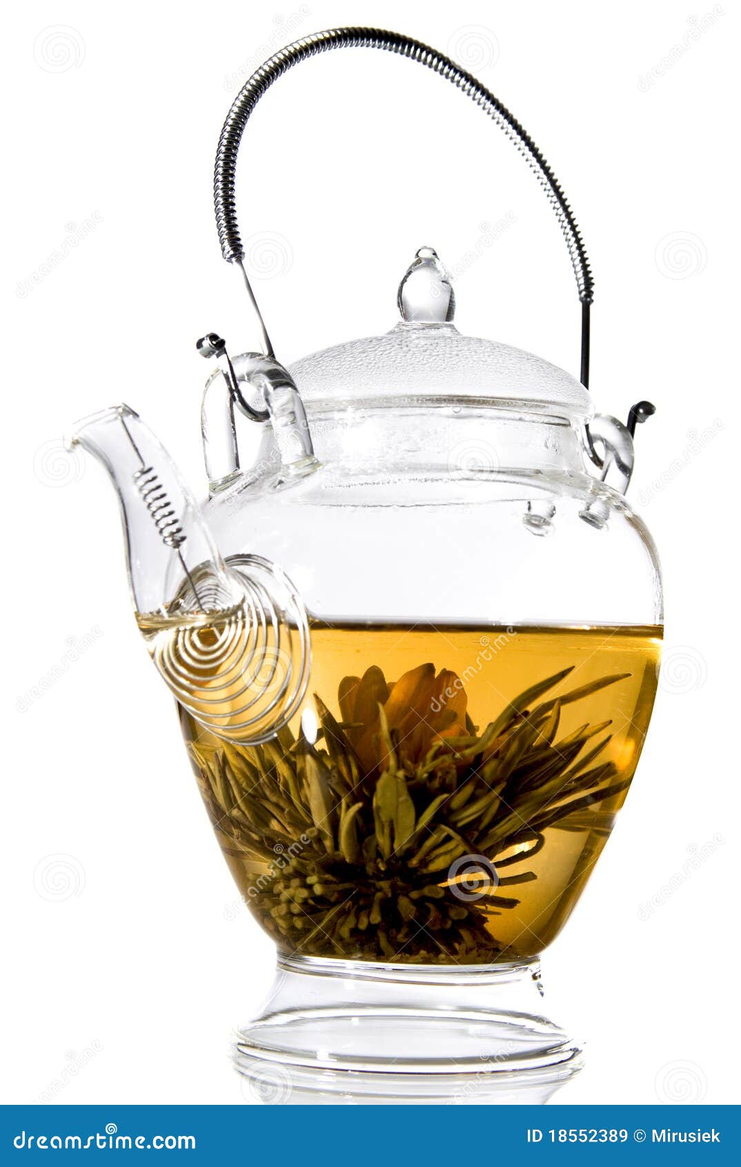 Flower tea stock image. Image of blooming, glass, nature - 18552389