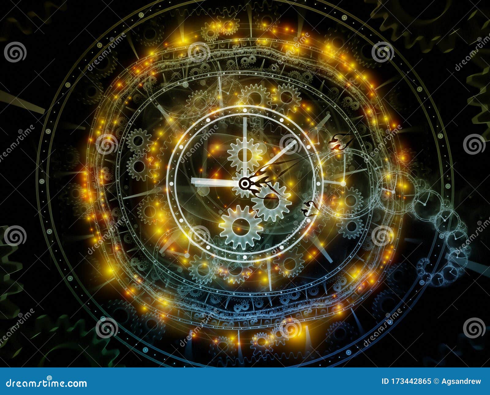 The Flower of Temporal Realm Stock Illustration - Illustration of early ...