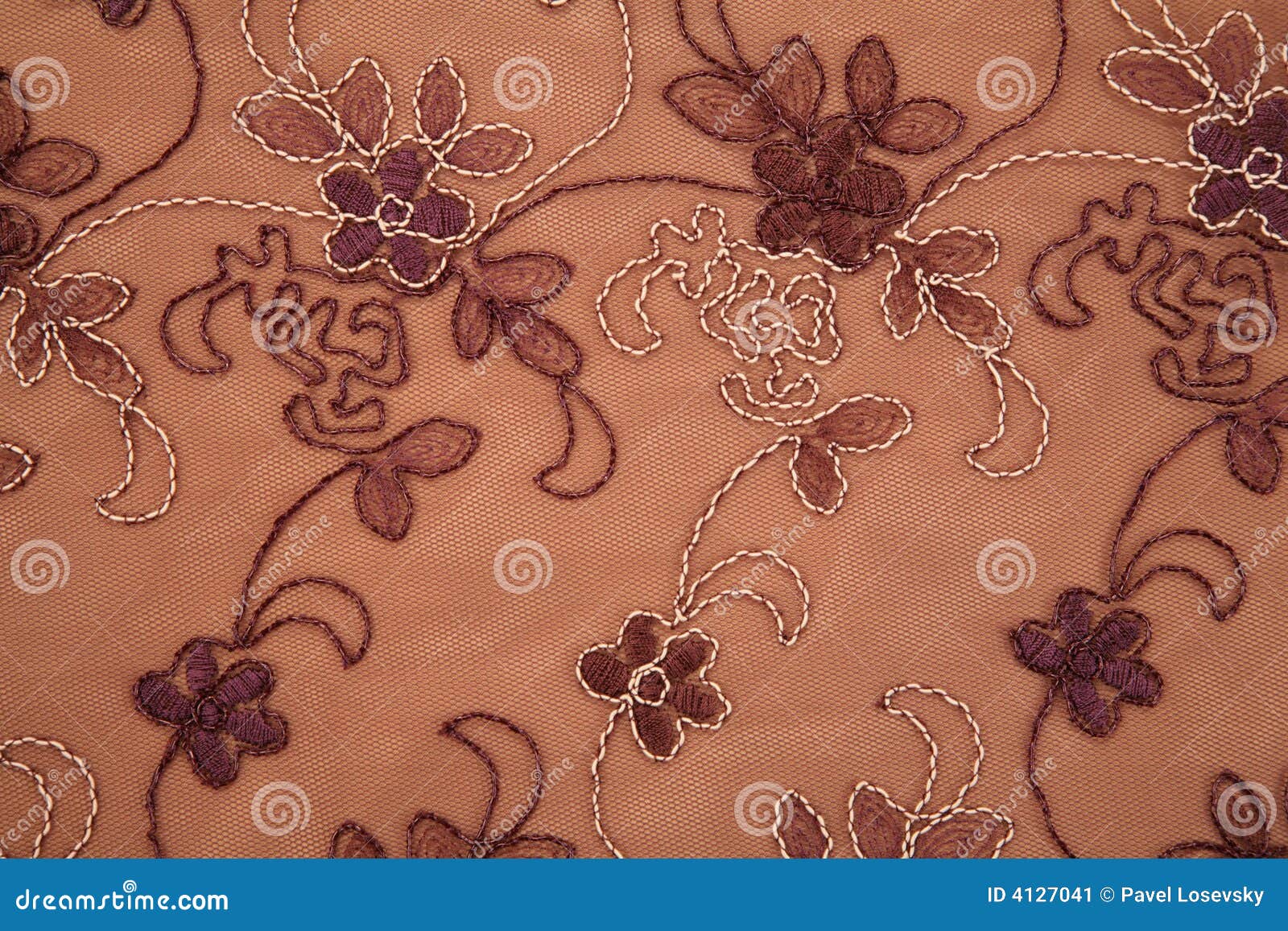 Flower Textile Brown Texture Stock Image - Image of branch, nature: 4127041