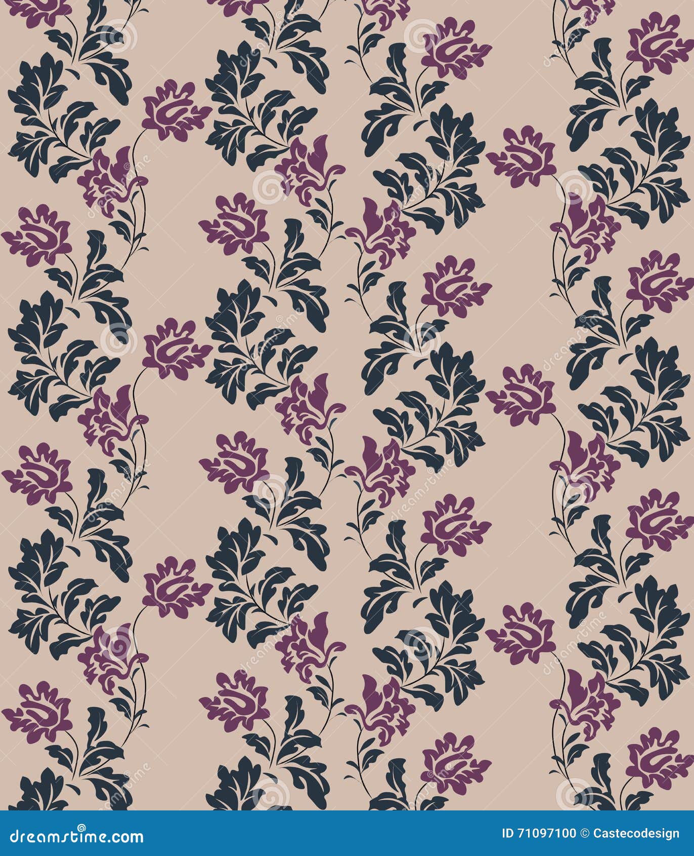 Flower texture pattern stock vector. Illustration of composition - 71097100