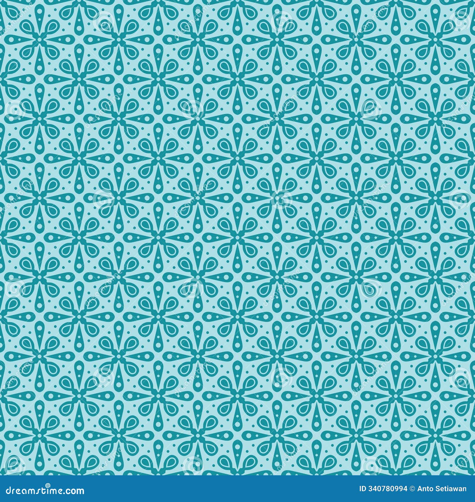 Flower Tile Seamless Pattern. Talavera Style Pattern Design Stock ...