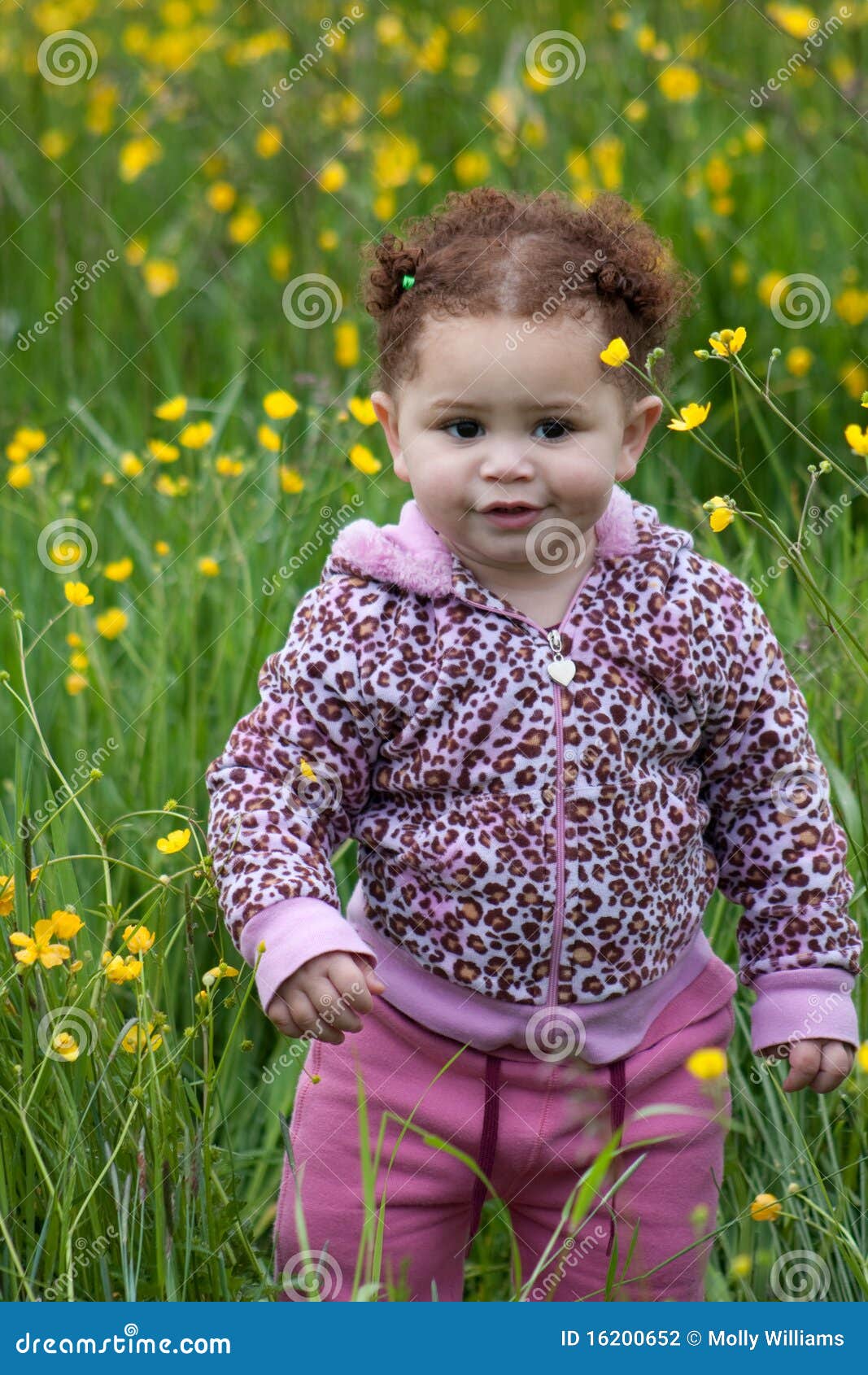 Flower toddler 4 stock photo. Image of happy, female - 16200652