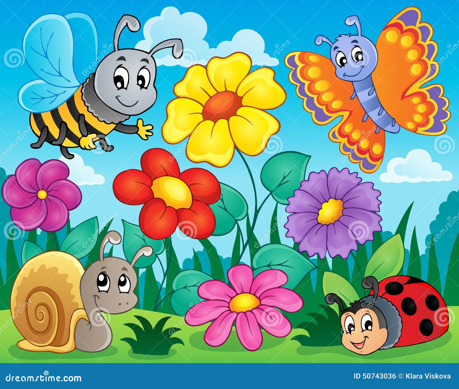 Flower topic image 5 stock vector. Illustration of design - 50743036