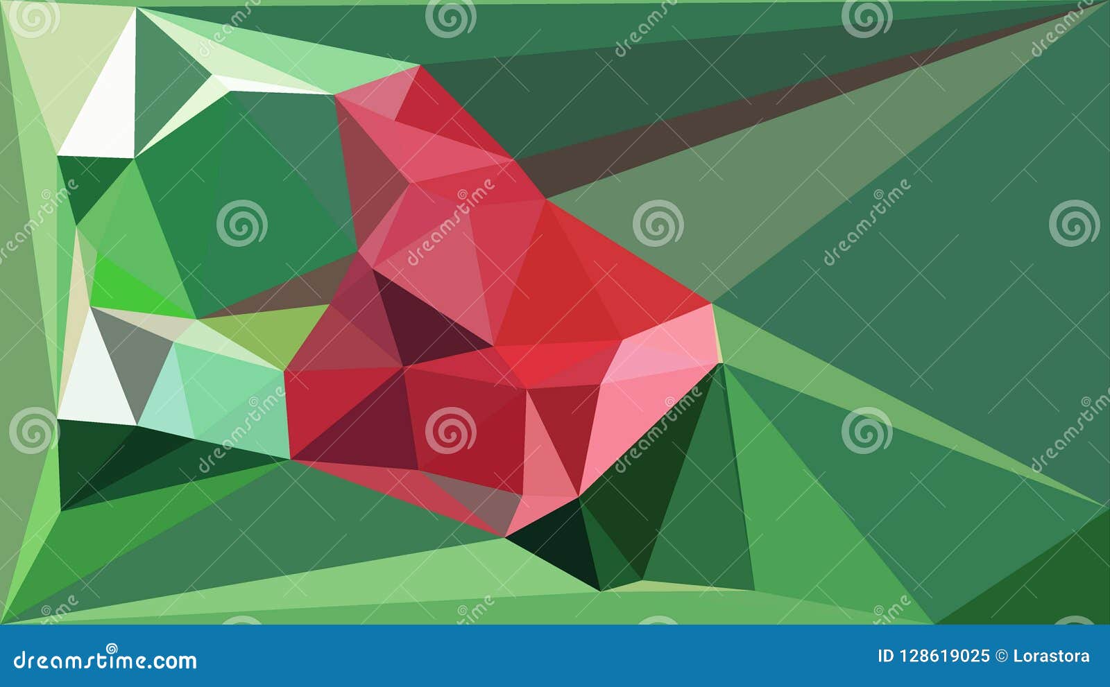 Flower triangulation stock illustration. Illustration of flower - 128619025