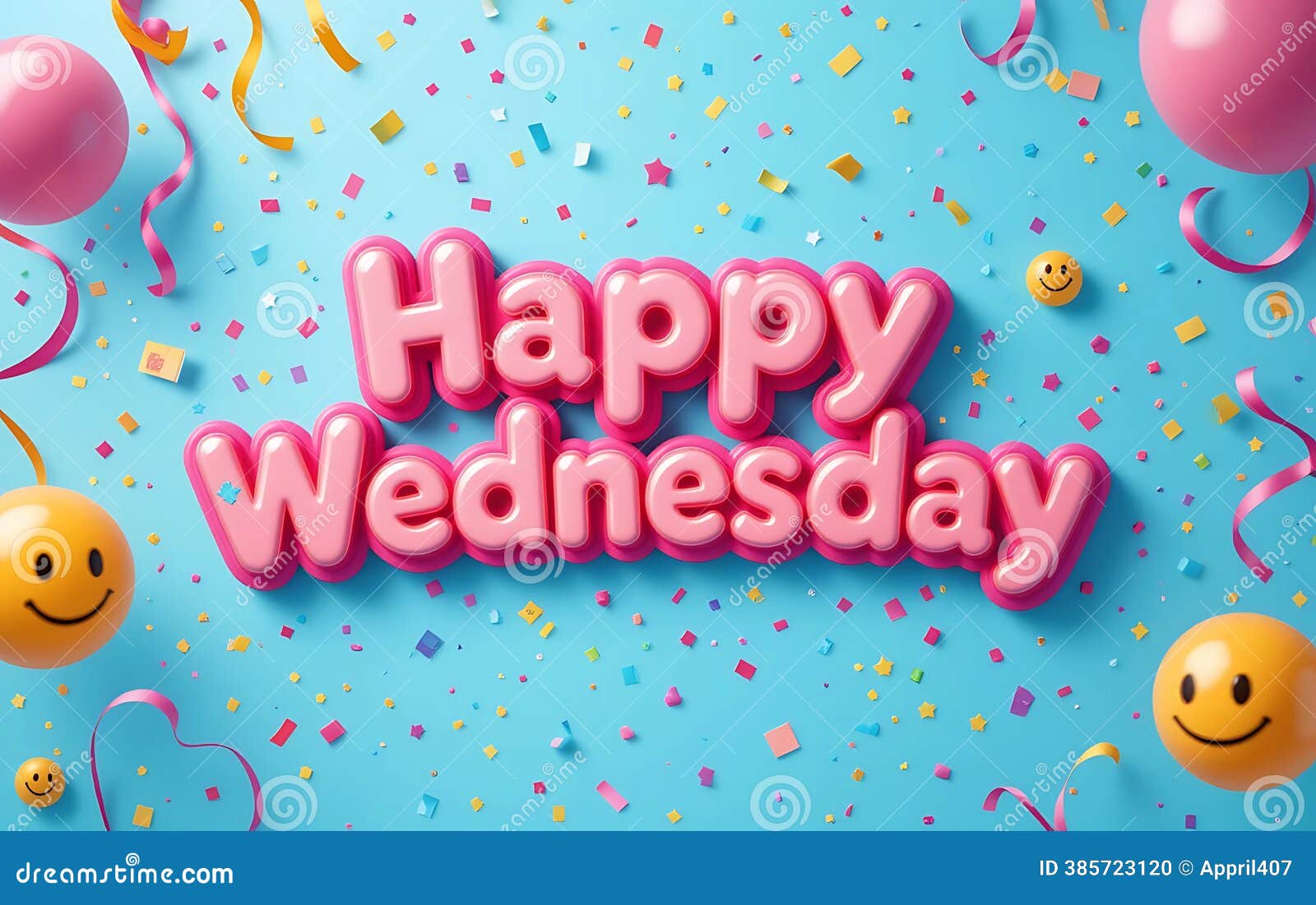 Happy Wednesday Background Royalty-Free Stock Image | CartoonDealer.com ...