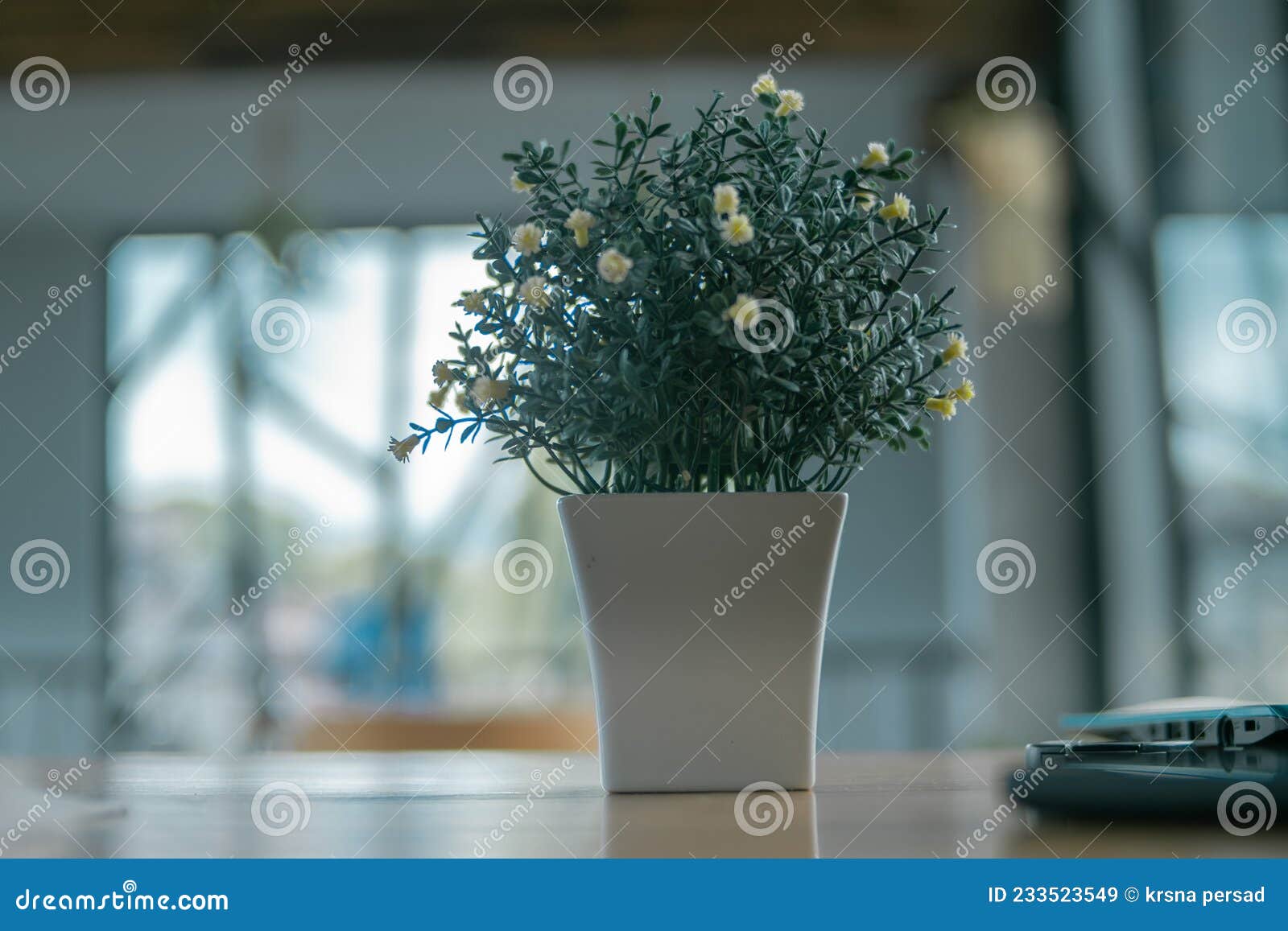 A flower vas on table stock image. Image of cool, table - 233523549