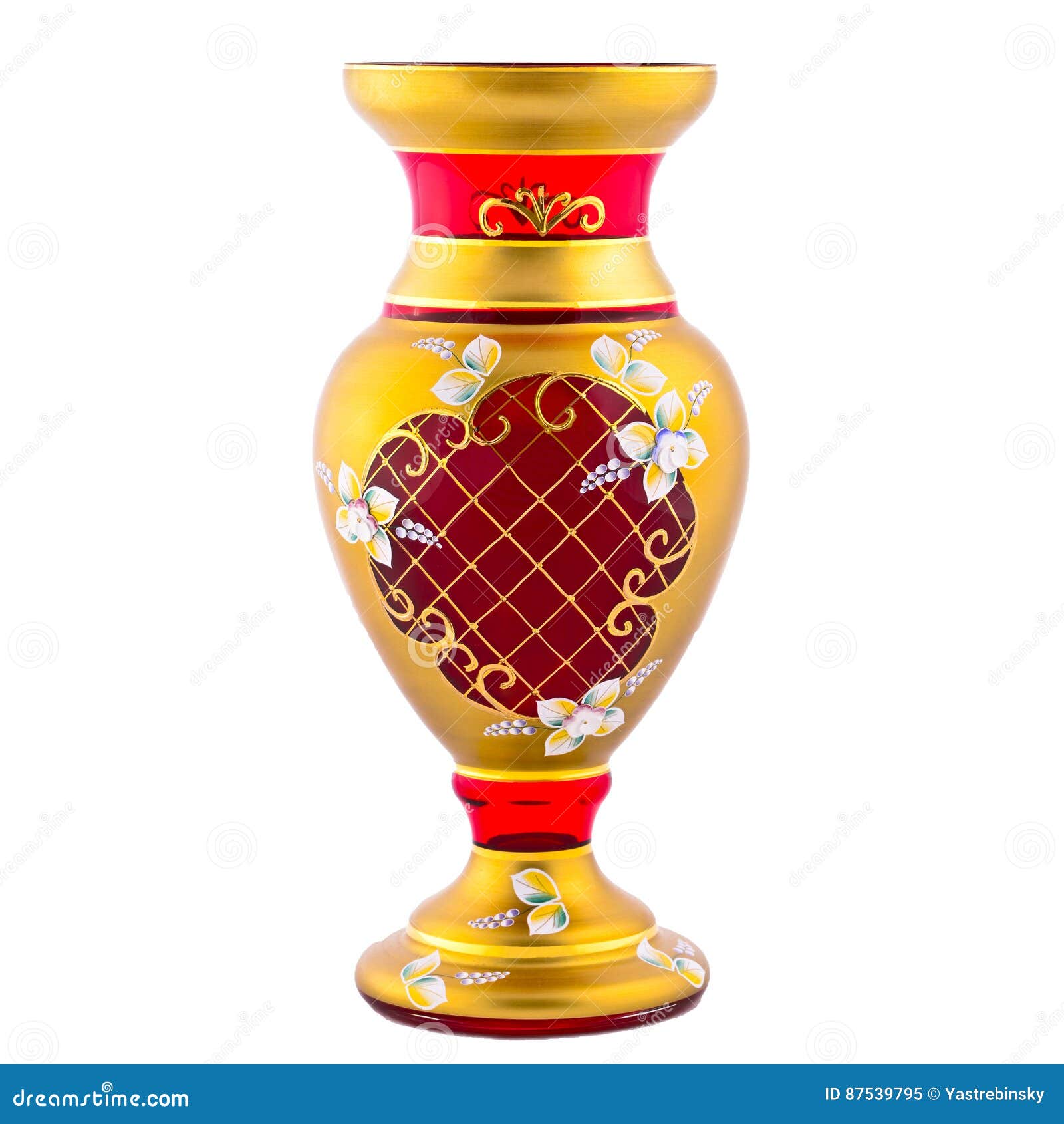 Flower vase empty isolated stock image. Image of macro - 87539795