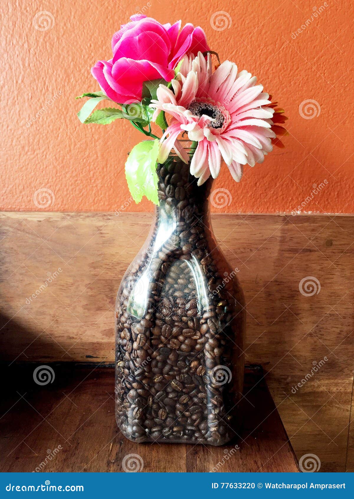 Flower vase stock photo. Image of bunch, decoration, black - 77633220