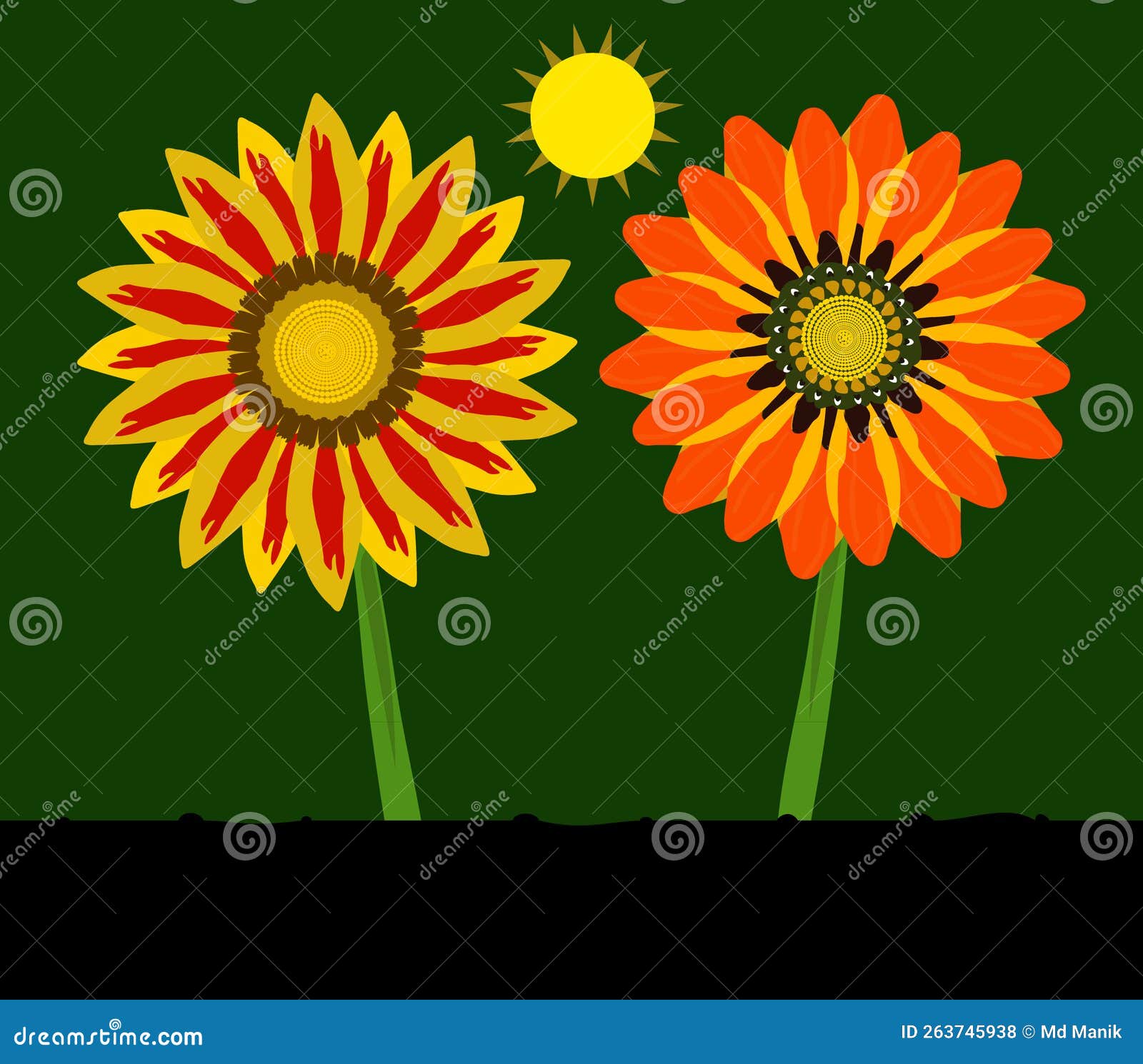 Flower Vector Art Illustrator Avatar Stock Illustration - Illustration ...