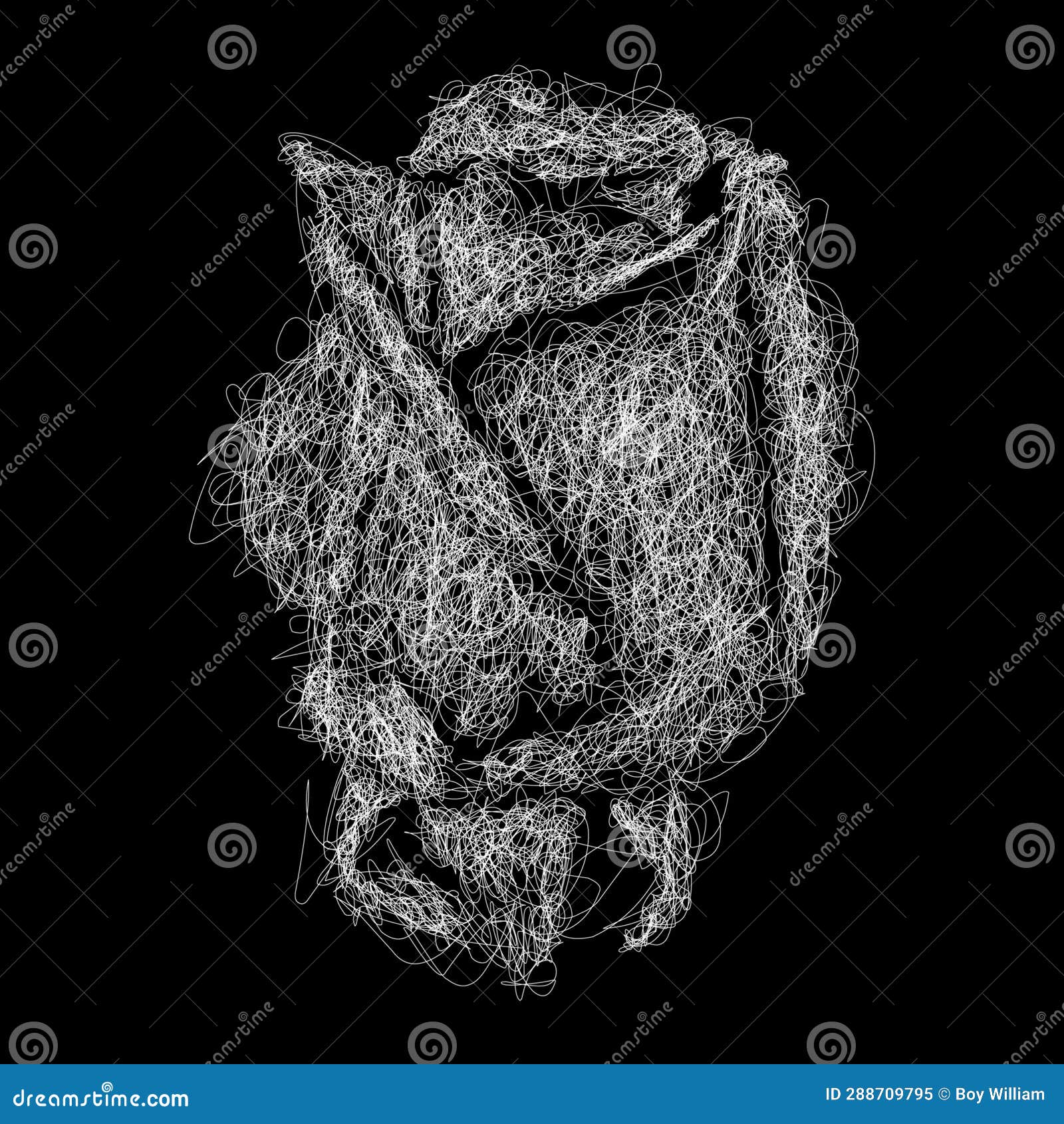 Flower Vector Sketch Illustration Scribble Art Design Stock Vector - Illustration of flower ...