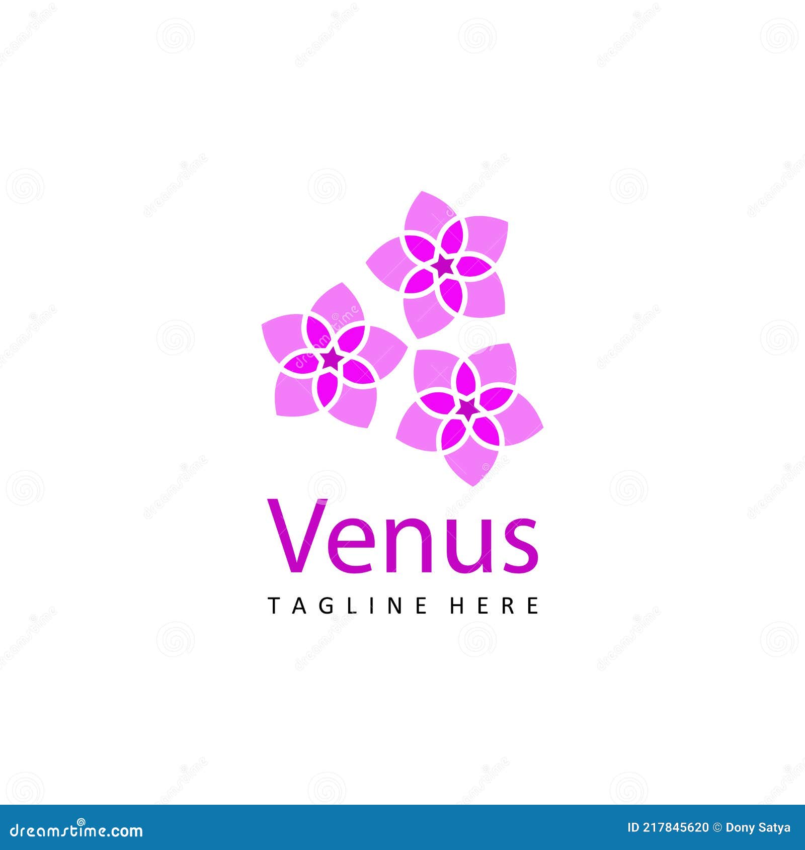 Flower Venus Logo Template Design Vector Stock Vector - Illustration of ...