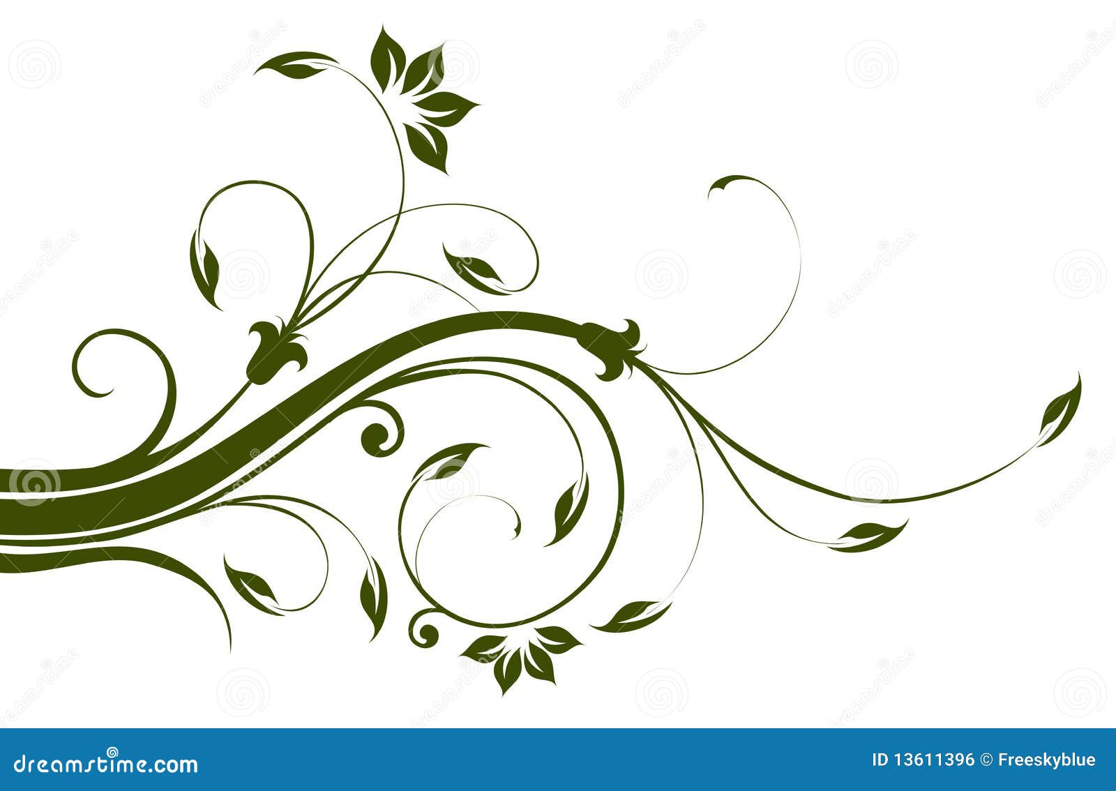 Flower and vines pattern stock illustration. Illustration of detail ...