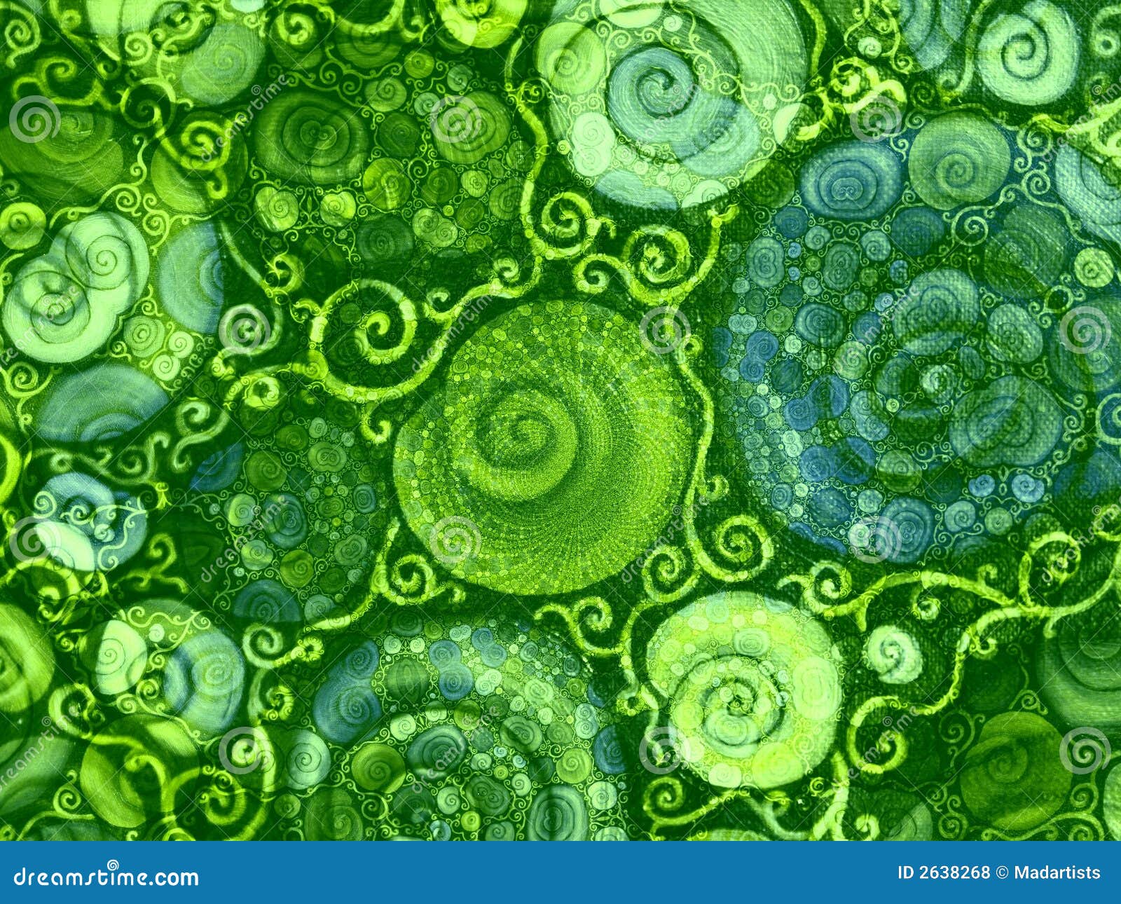 Flower Vines Shells Background Stock Photo - Image of element, colours ...