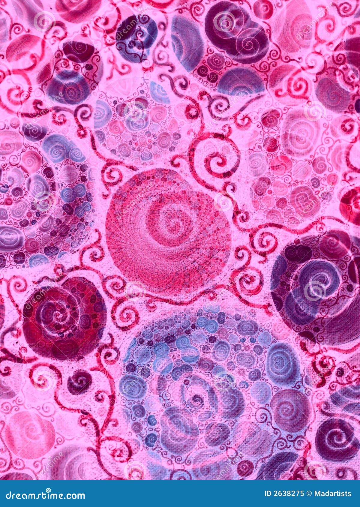 Flower Vines and Snail Shells Stock Image - Image of clip, colours: 2638275