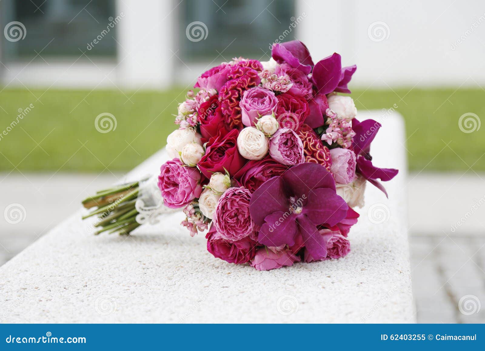 Flower wedding bouque stock image. Image of marriage - 62403255