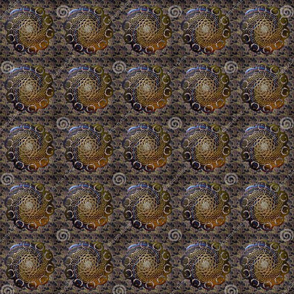 Flower Whirl Seamless Tile stock illustration. Illustration of patterns ...