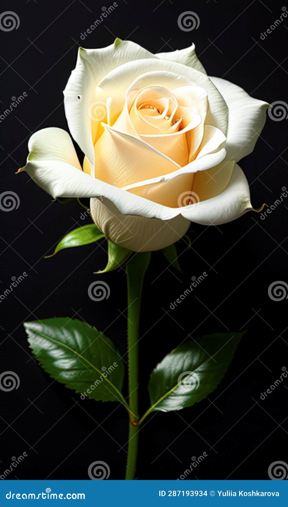 Flower White Rose on Black Background, Wallpaper, Design Stock ...