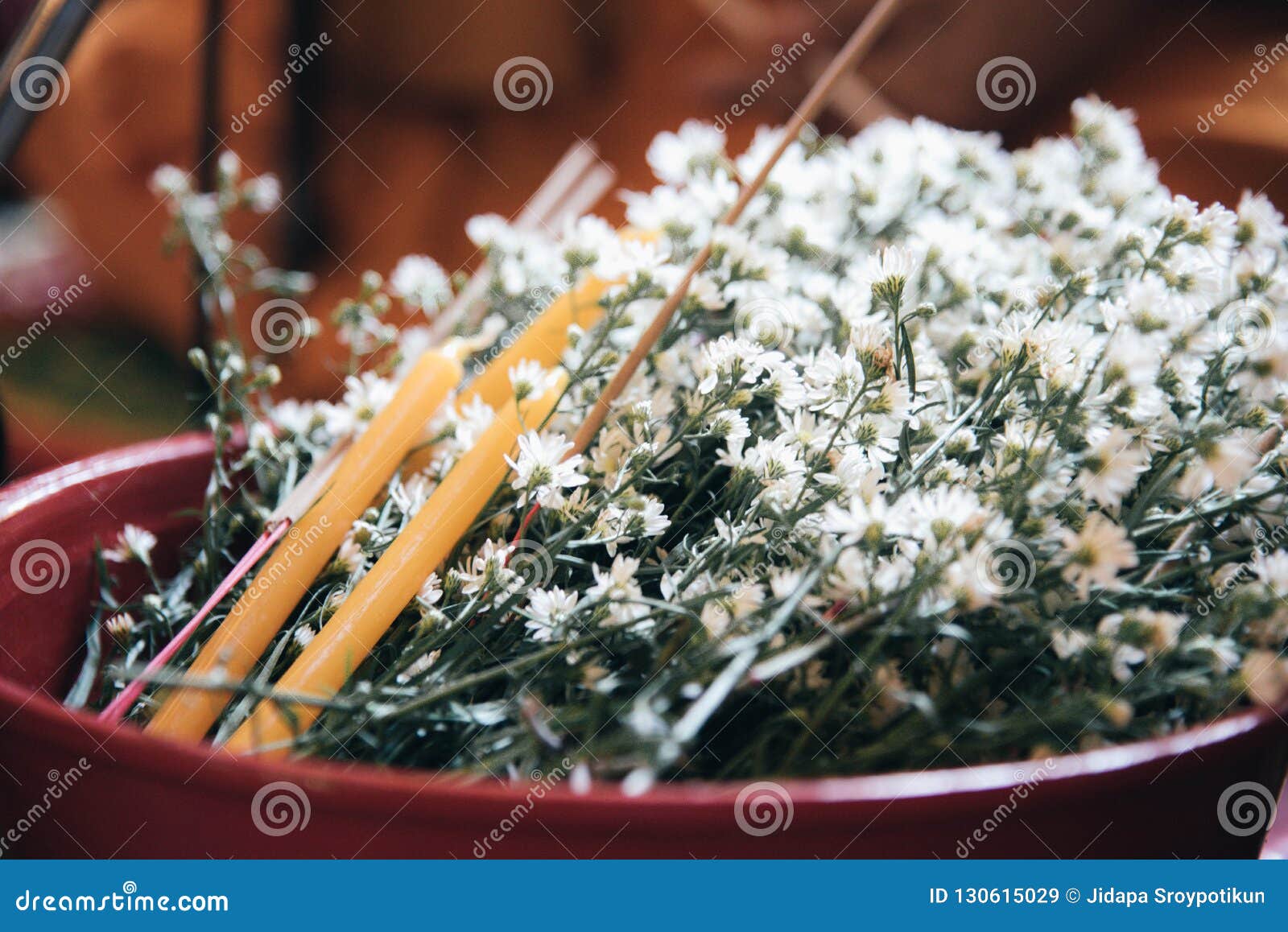 Flower Worship On Yoni Base In A Sanctuary Of The Khmer Stone Temple ...