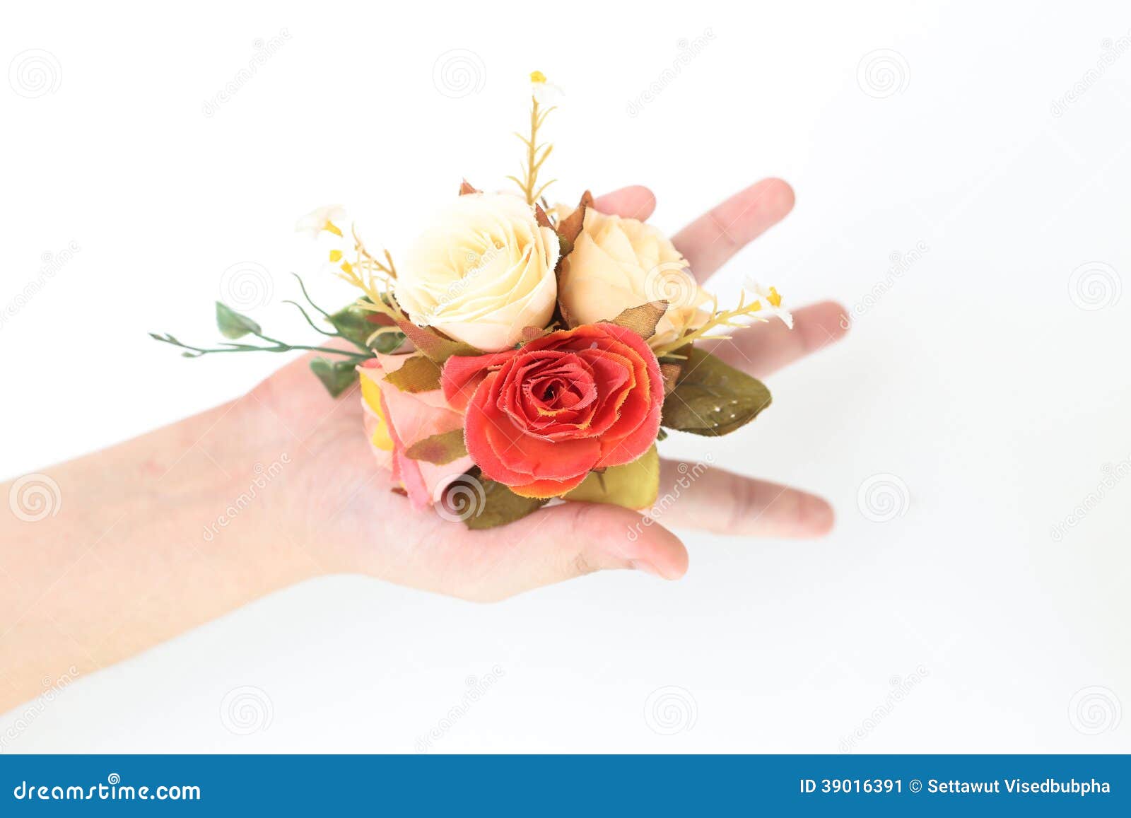 Flower wrist on hand sign stock image. Image of white - 39016391