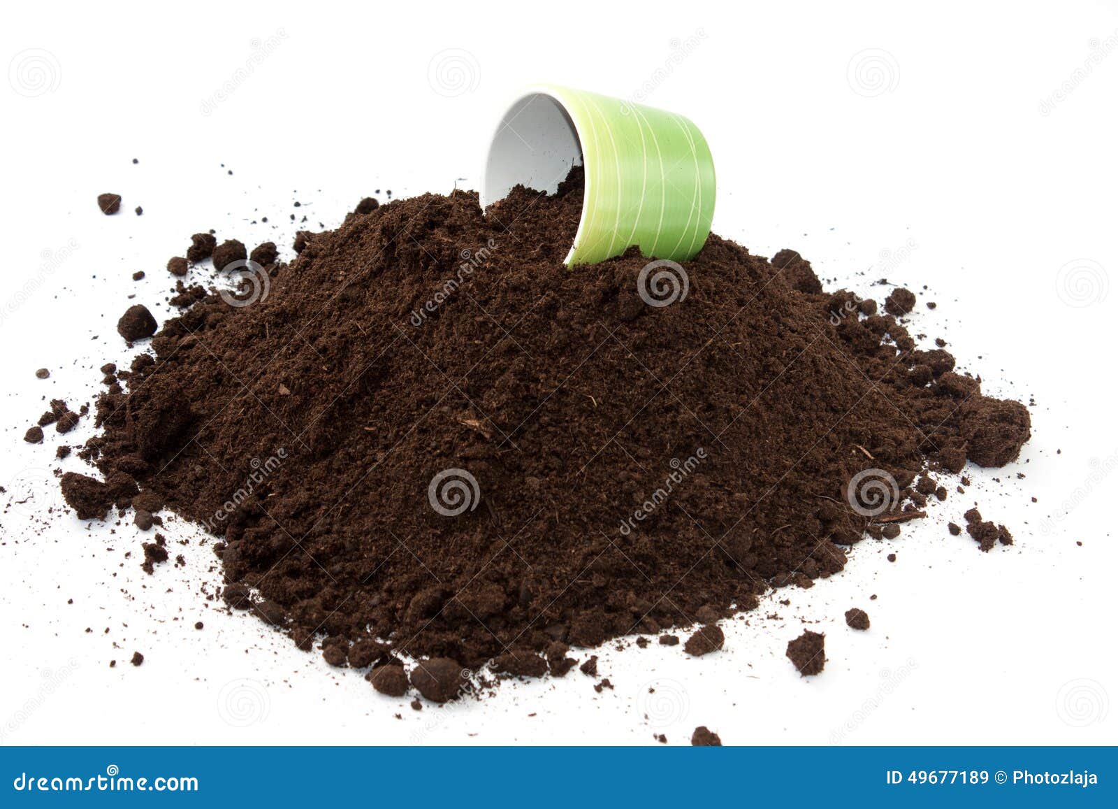 Pile Of Soil And Dollar Bill Royalty-Free Stock Image | CartoonDealer ...