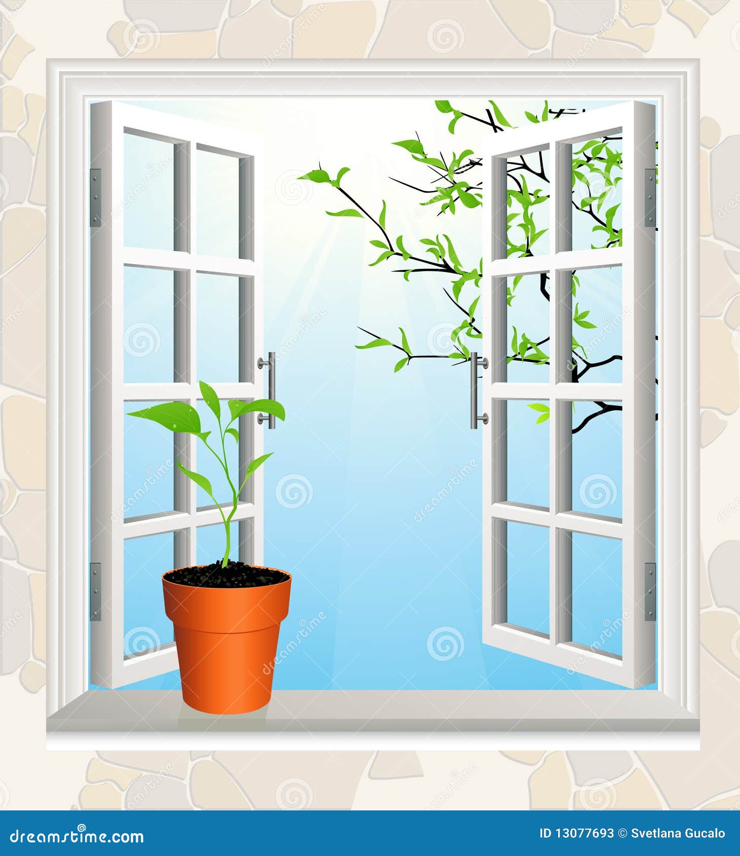 Window Sill Icon Of 3 Types Color, Black And White, Outline. Isolated ...