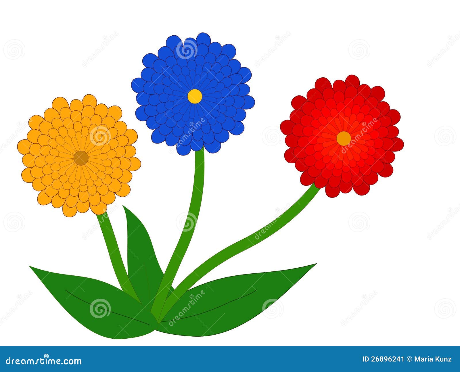 Flowers. stock illustration. Illustration of decoration - 26896241