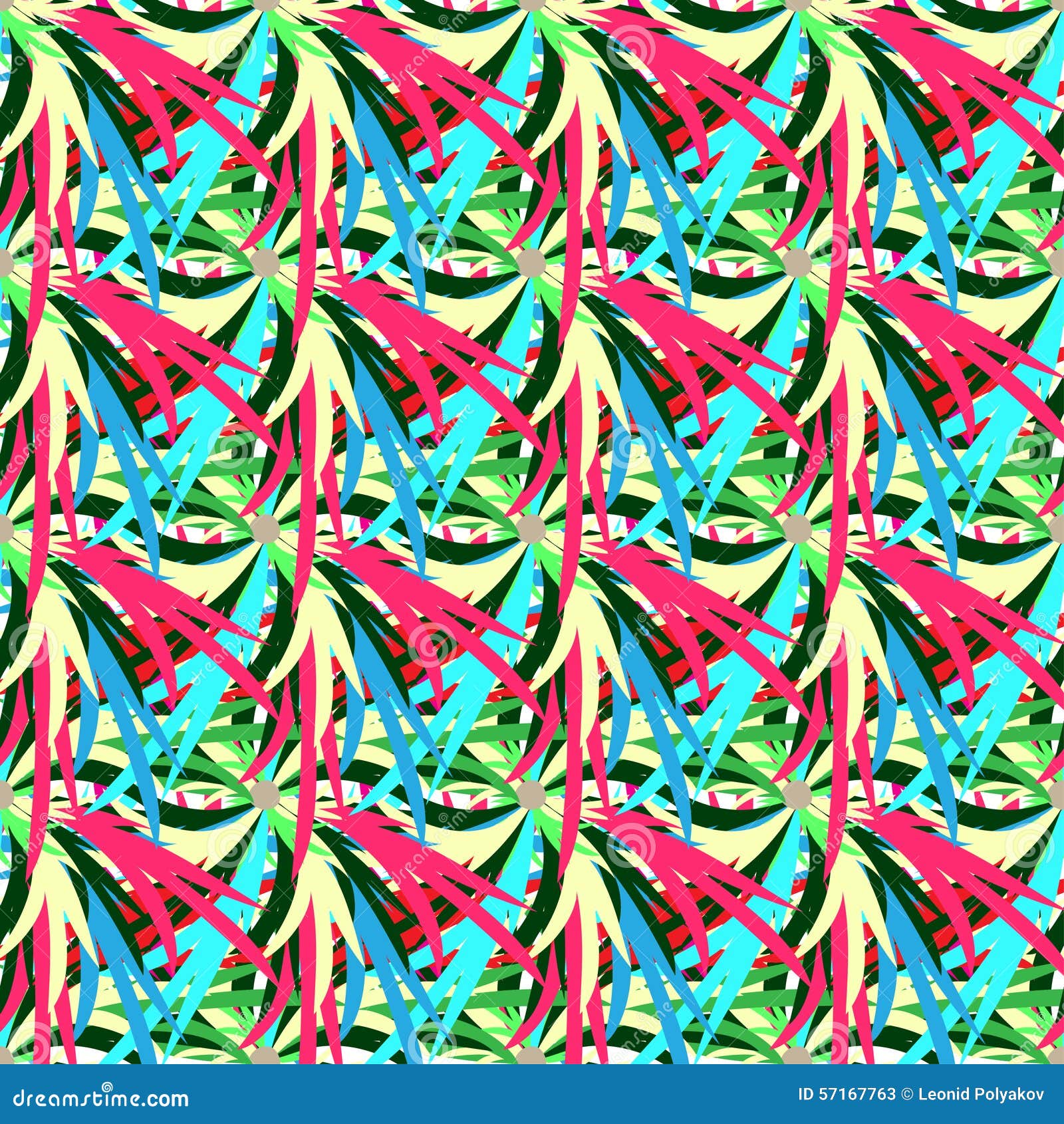 Flowers Abstract Objects Beautiful Color Background Vector Illustration ...