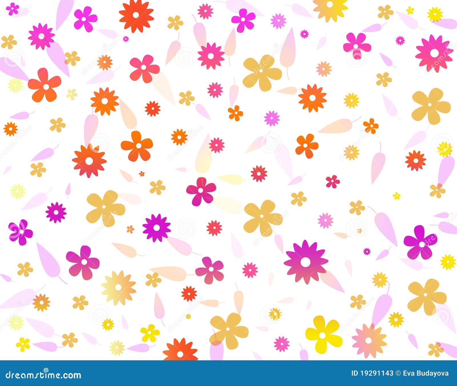 Flowers background stock illustration. Illustration of cartoon - 19291143