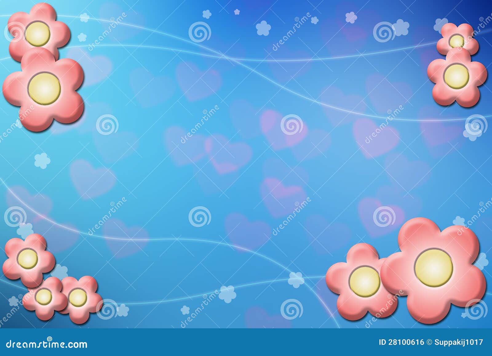 Flowers background stock illustration. Illustration of imagination ...