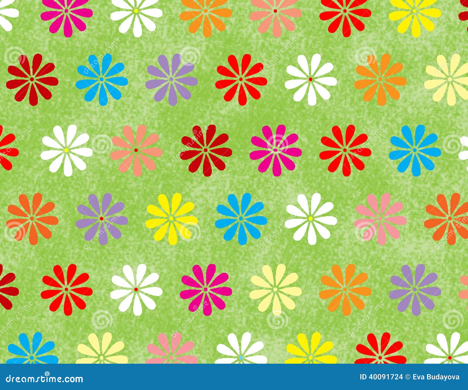 Flowers background stock illustration. Illustration of cute - 40091724