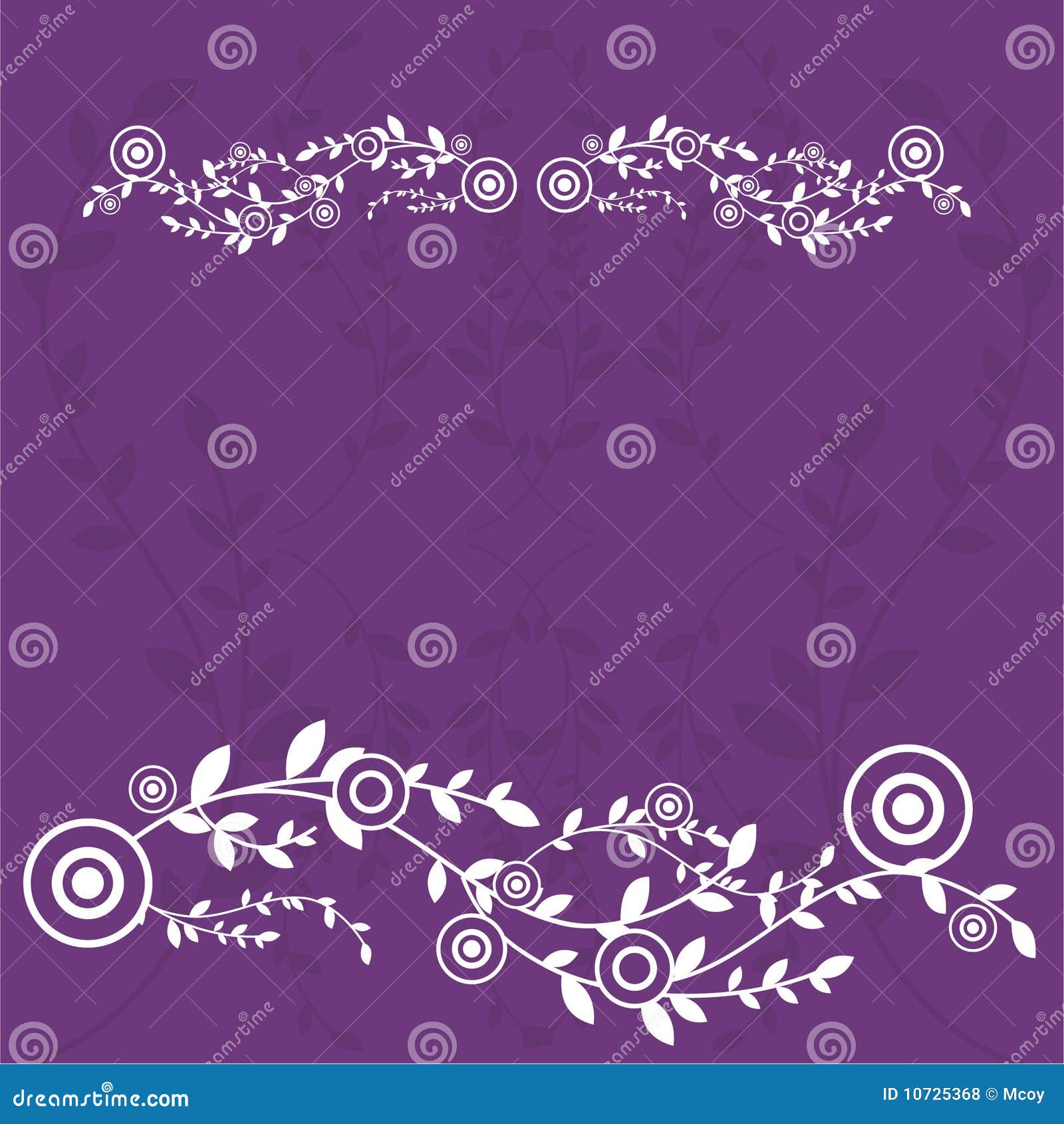 Flowers Background, Greetings Card Design Stock Illustration ...