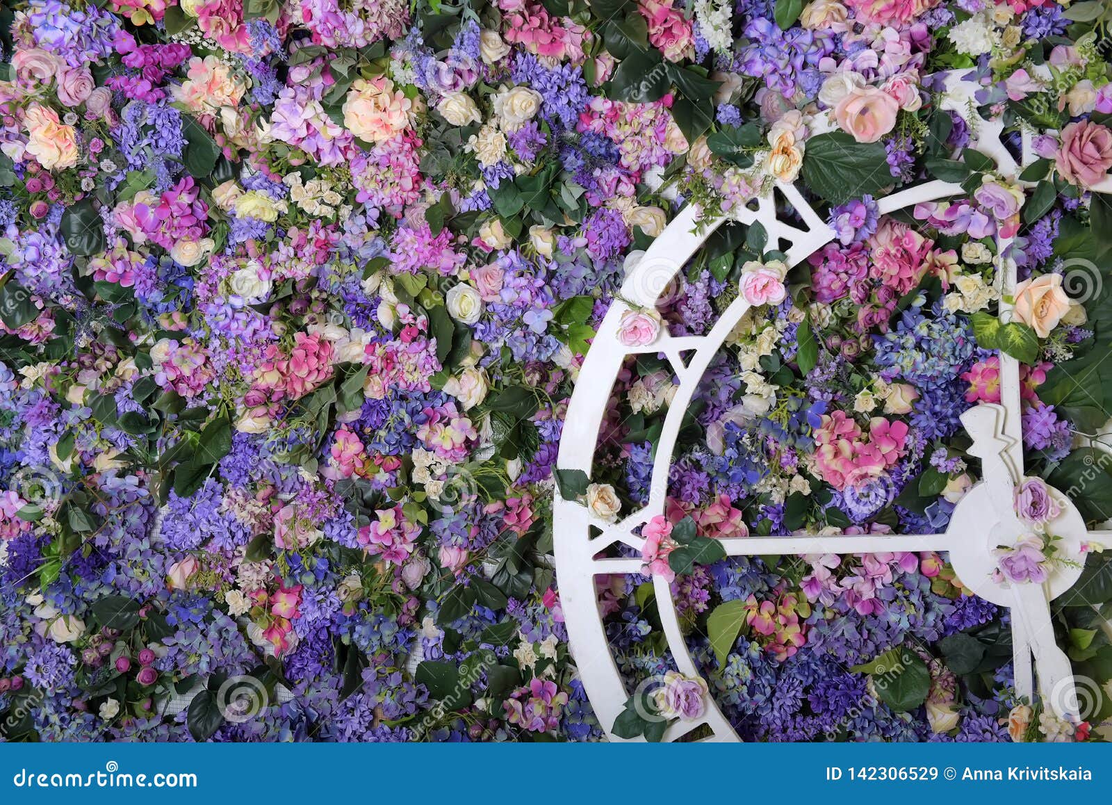 Flowers, Background and Watch Face Stock Image - Image of infinity ...