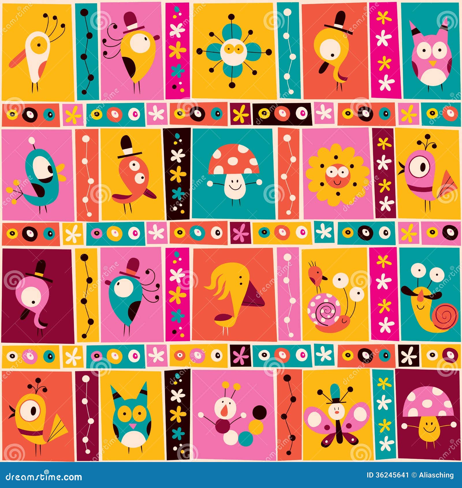 Set Of Cute Characters. Vector Cute Cartoons | CartoonDealer.com #204569055