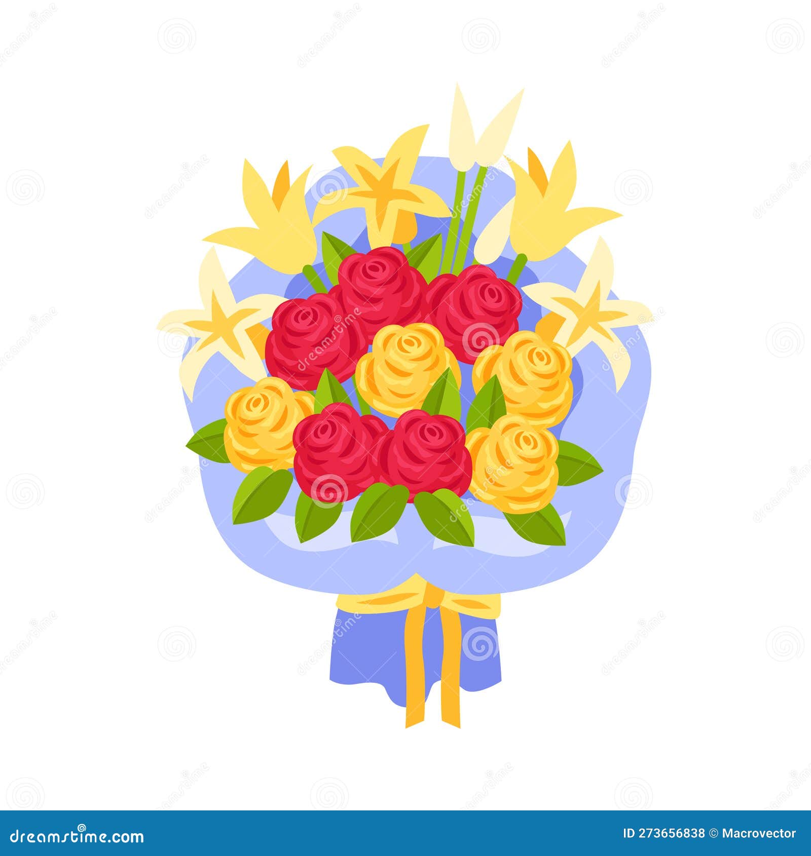 Flowers Bunch Icon stock vector. Illustration of bouquet - 273656838