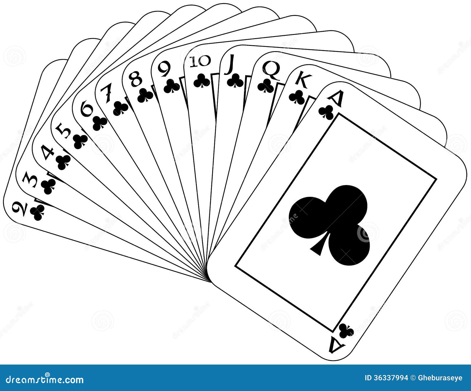 Flowers cards isolated stock vector. Illustration of casino - 36337994