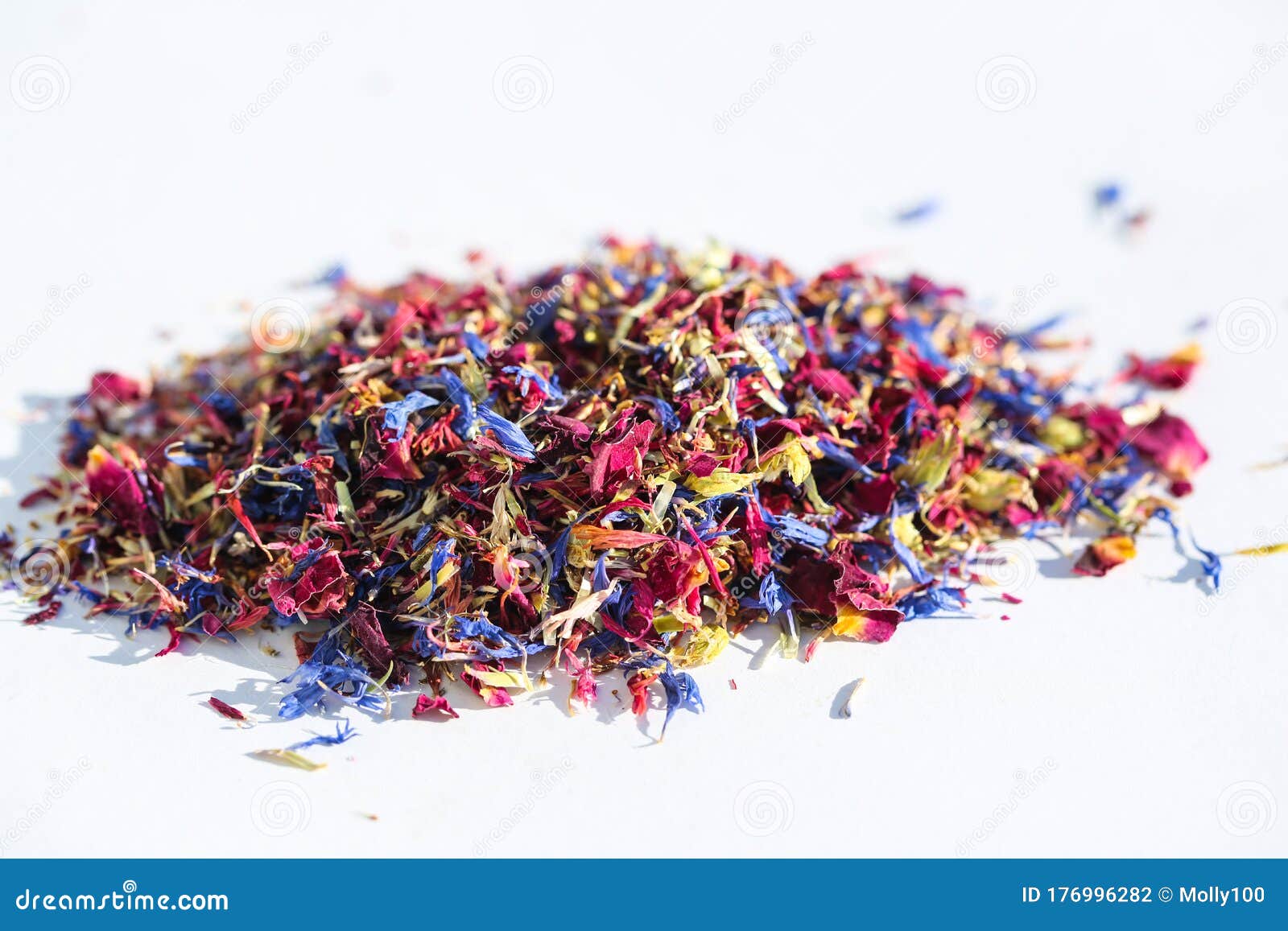 Flowers, Edible Flowers on a White Background Stock Photo - Image of ...