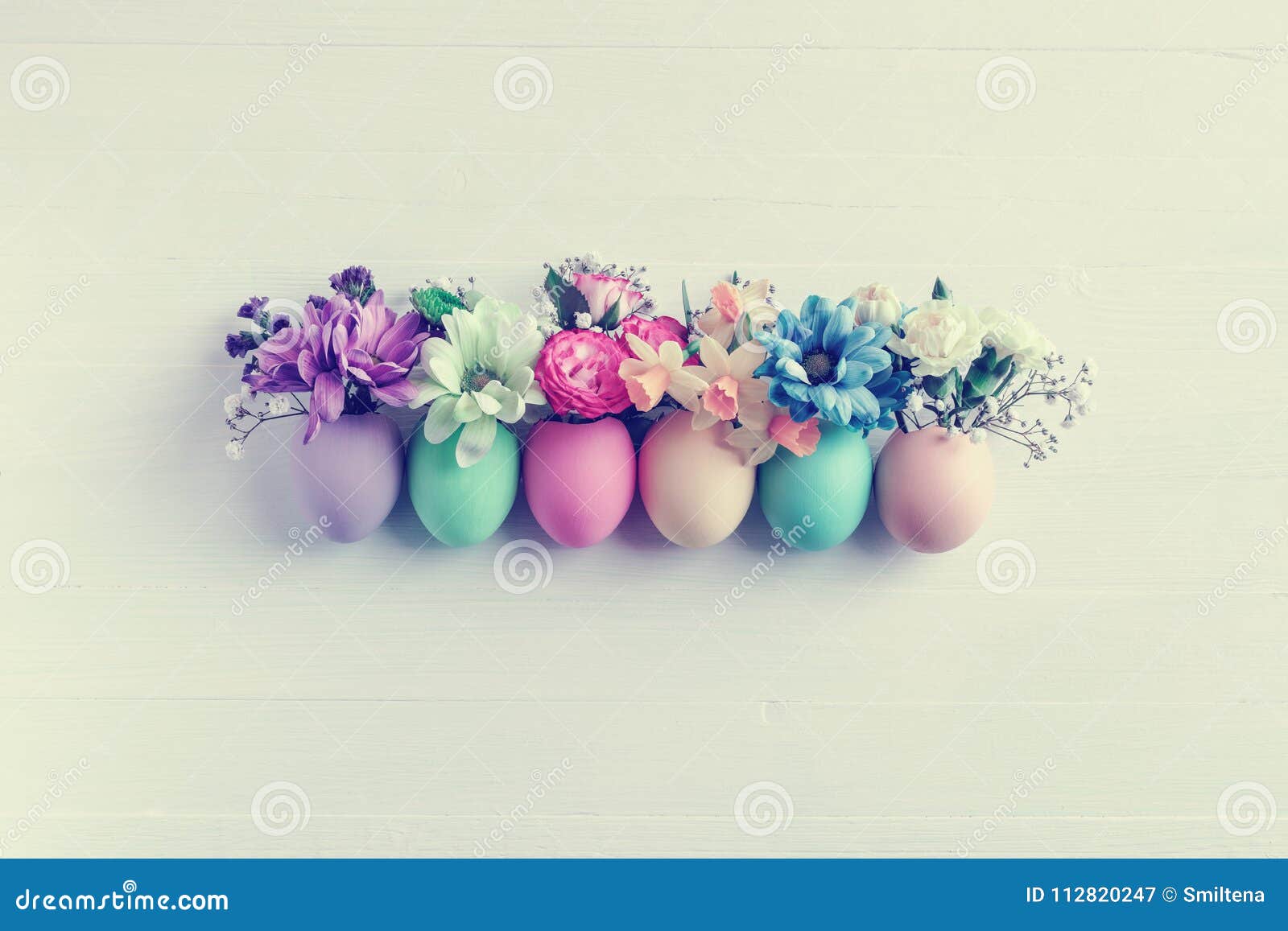 Flowers in an egg-shell stock image. Image of conceptual - 112820247
