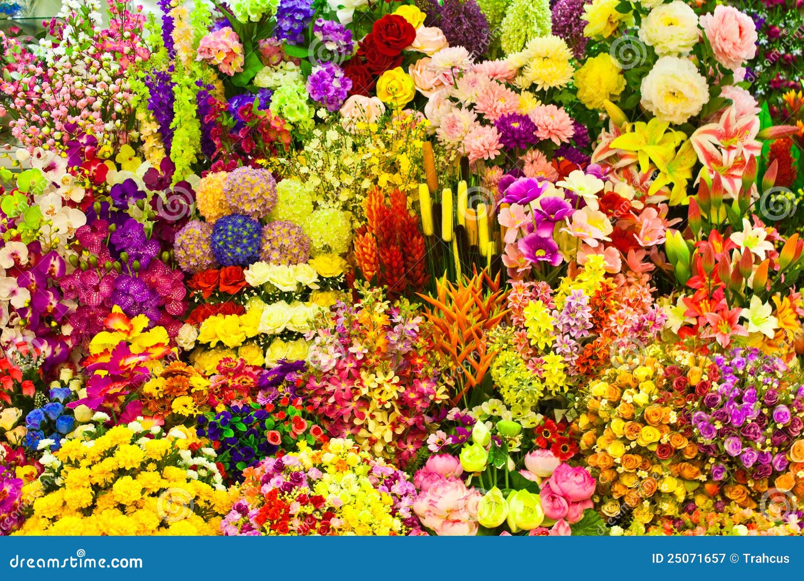 Flowers from the Fabric for Export Stock Image - Image of decoration ...