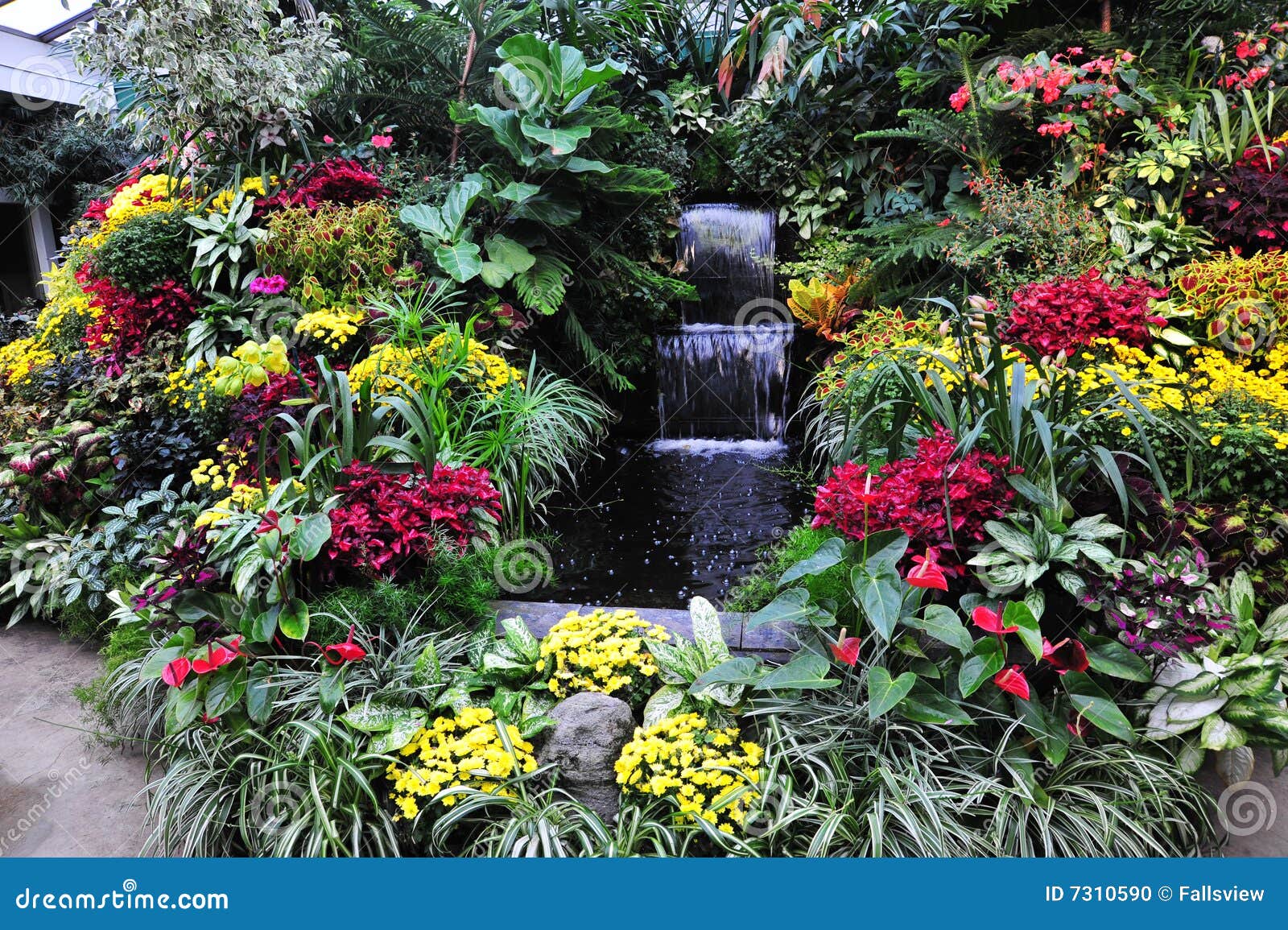 Flowers in gardens stock photo. Image of color, canada - 7310590