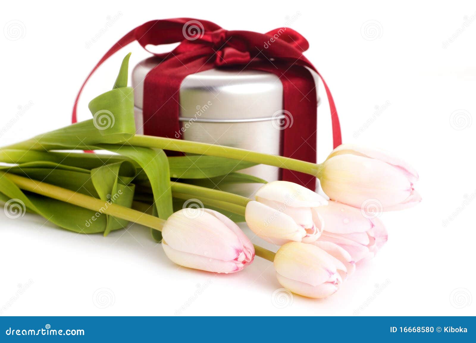 Flowers and gift stock photo. Image of present, decoration - 16668580