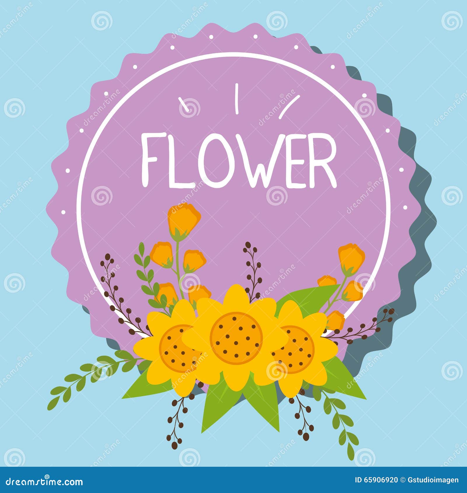 Flowers graphic design stock illustration. Illustration of ornament ...