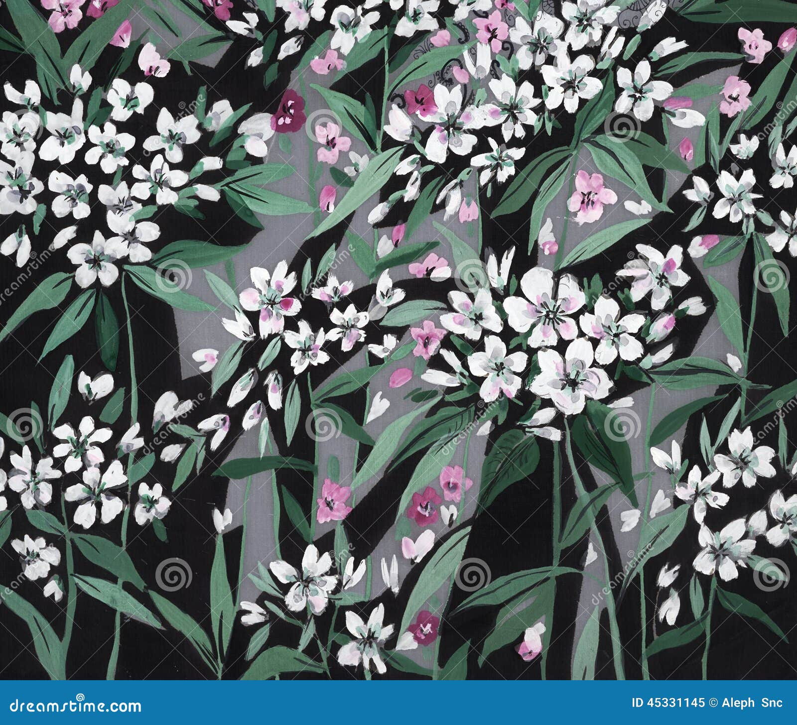 Flowers stock illustration. Illustration of elements - 45331145