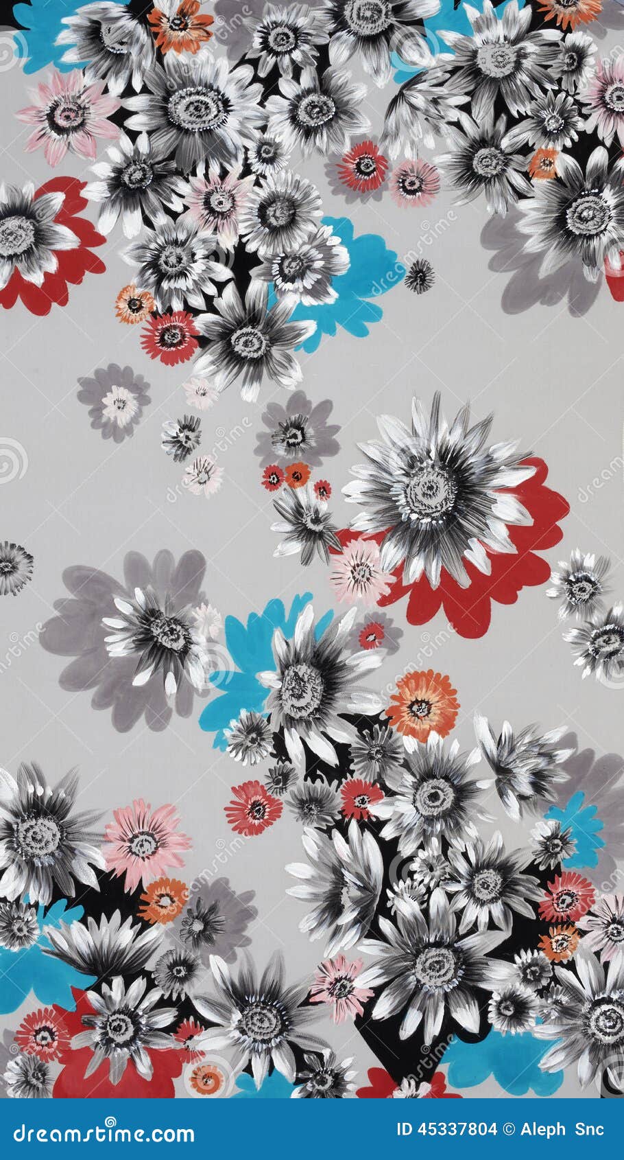 Flowers stock illustration. Illustration of grunge, decoration - 45337804