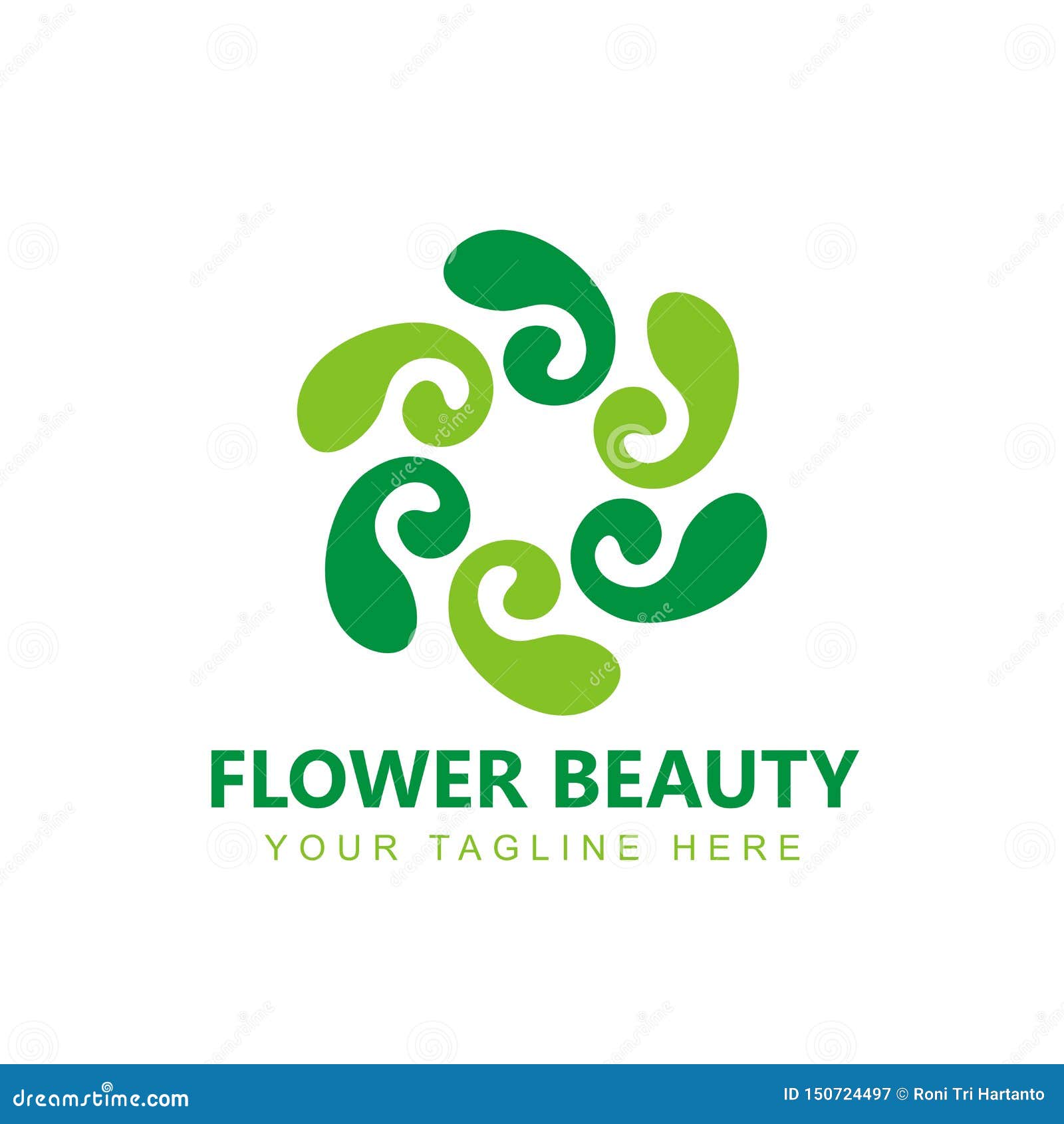 Flowers Logo Design Inspiration. Logo Modern Template Stock Vector ...